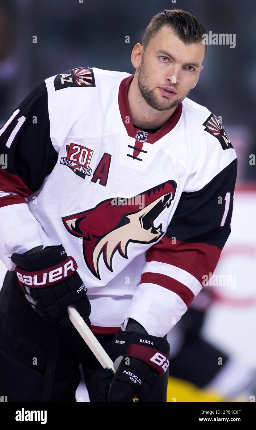NHL profile photo on Arizona Coyotes' Martin Hanzal, from Czech ...