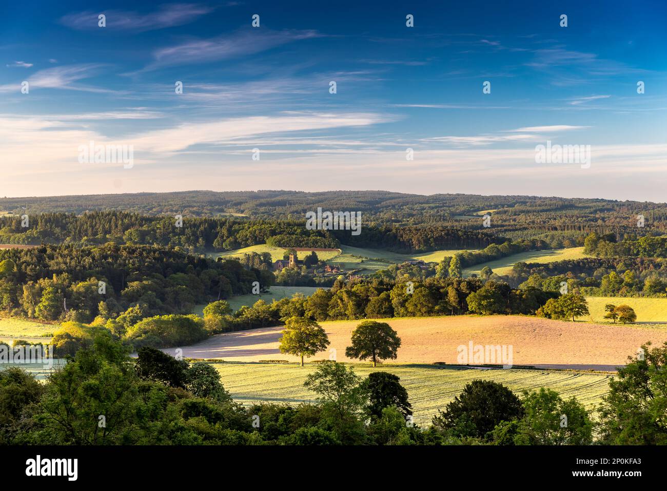 Guildford & Puttenham, Surey, England, UK Stock Photo - Alamy