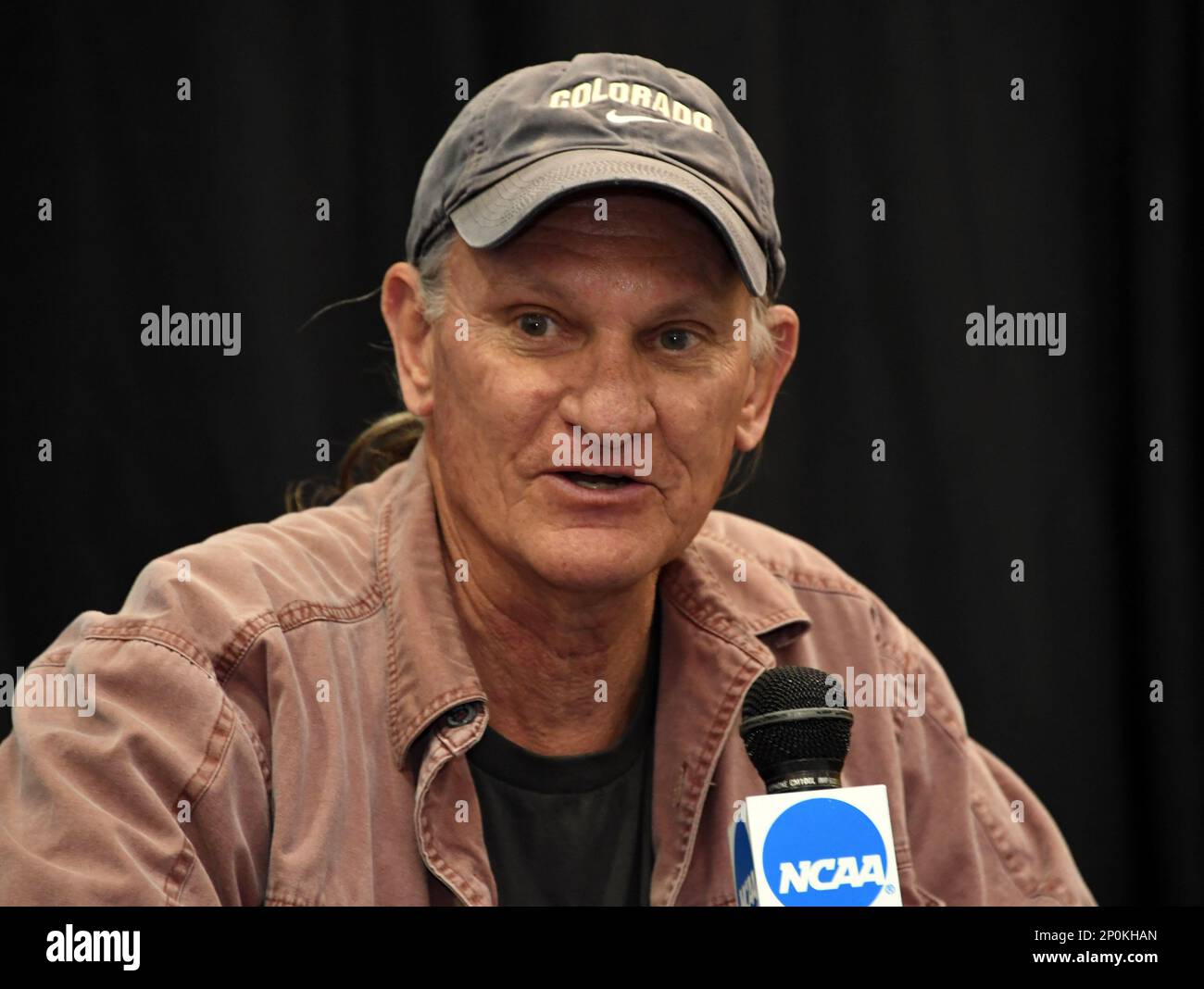 Colorado Buffaloes coach Mark Wetmore during a press conference in ...