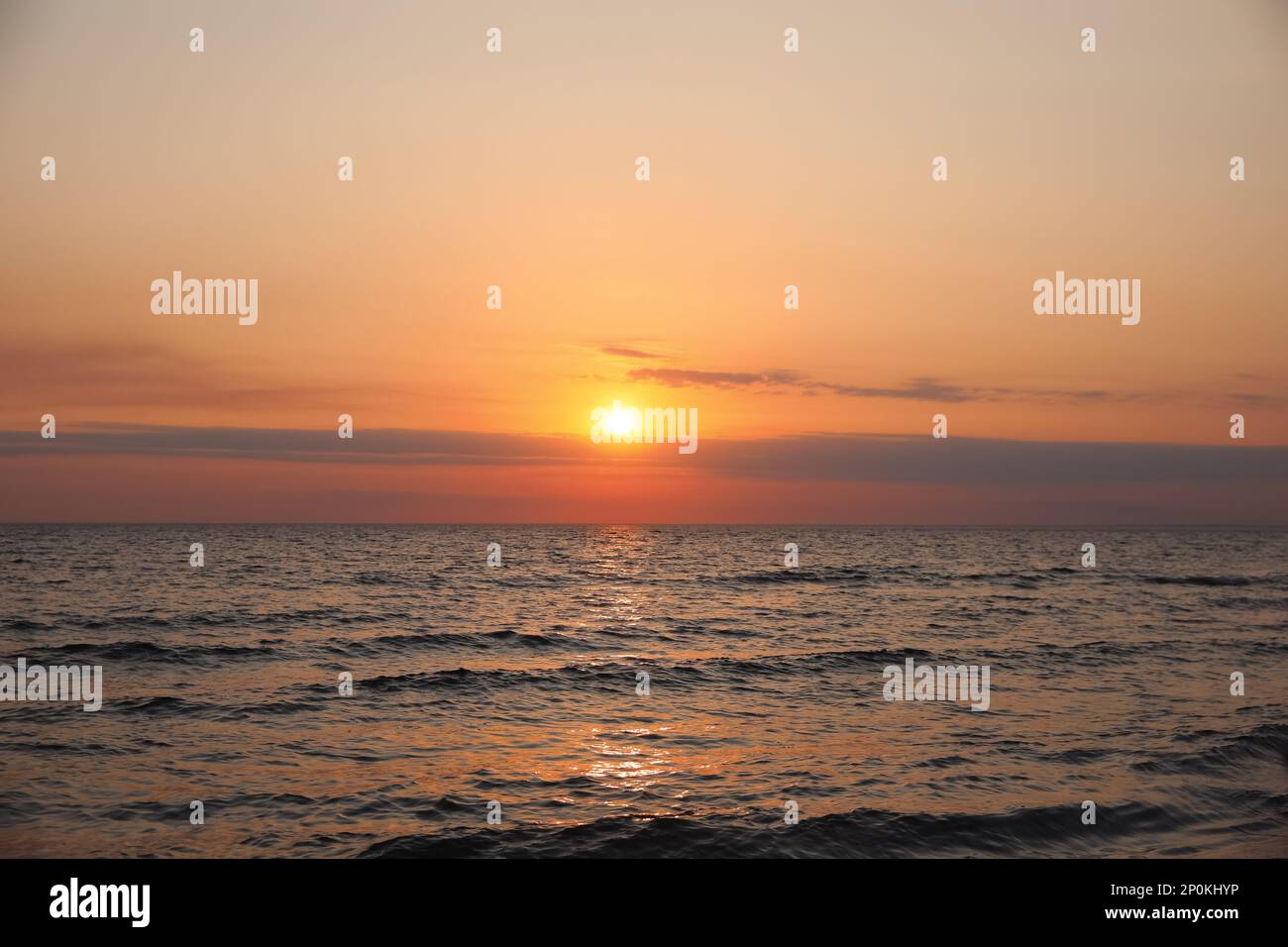 Ocean waves ripples during sunset hi-res stock photography and images ...