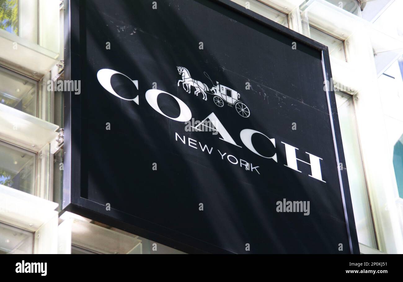 The logo of Coach IP Holdings LLC (known as Coach New York, Coach) is ...