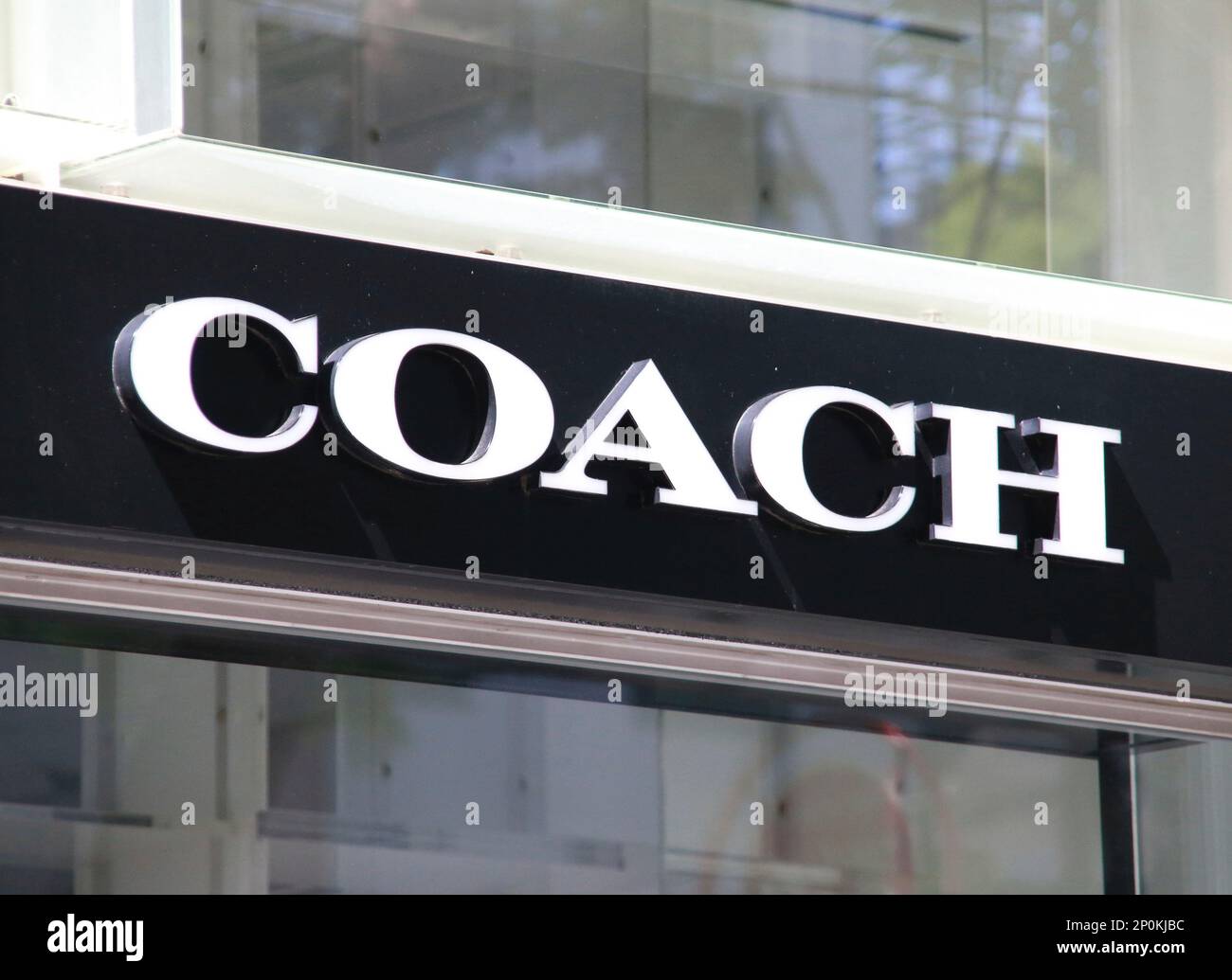 The logo of Coach IP Holdings LLC (known as Coach New York, Coach) is ...