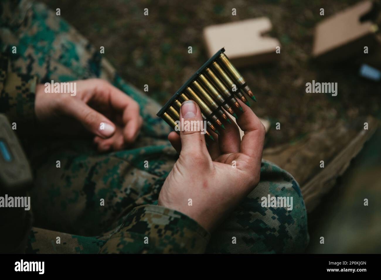 U.S. Marine Corps Cpl. Trevor Turcotte, team leader, 3rd Battalion ...