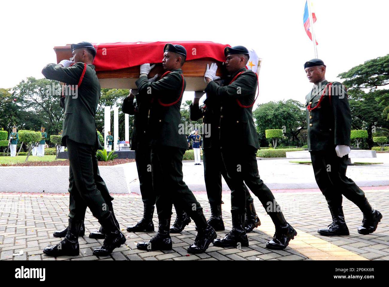 In this photo provided by the Office of Ilocos Norte Governor Imee ...