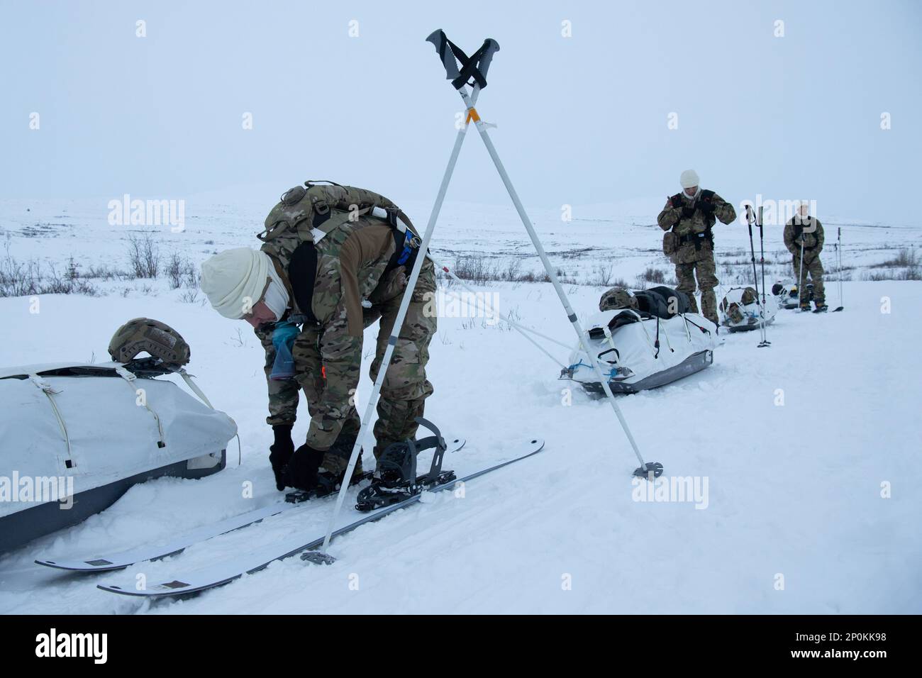 U.S. Air Force tactical air control party specialists with Detachment 1 ...