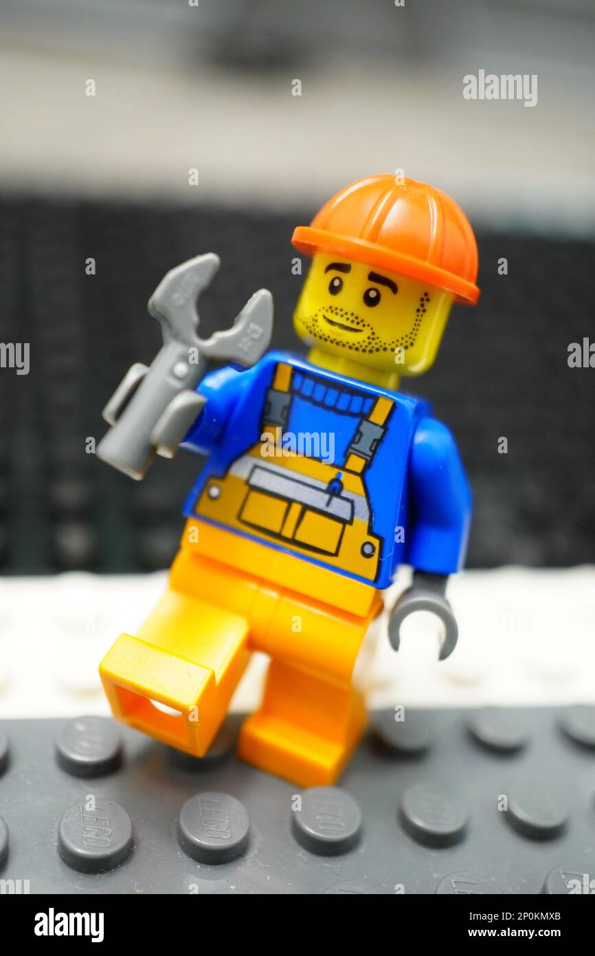 Lego worker hi-res stock photography and images - Alamy