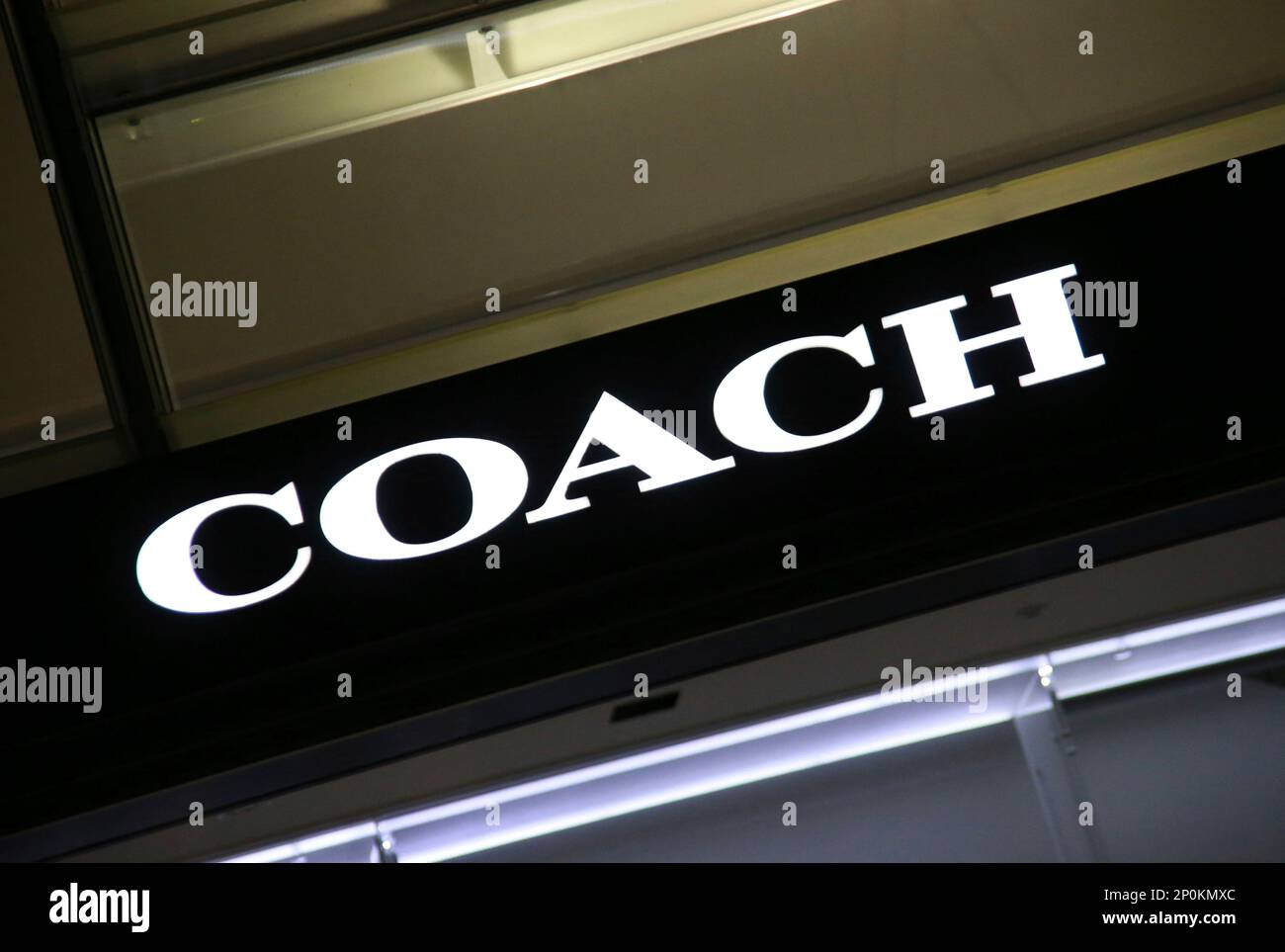 The logo of Coach IP Holdings LLC (known as Coach New York, Coach) is ...