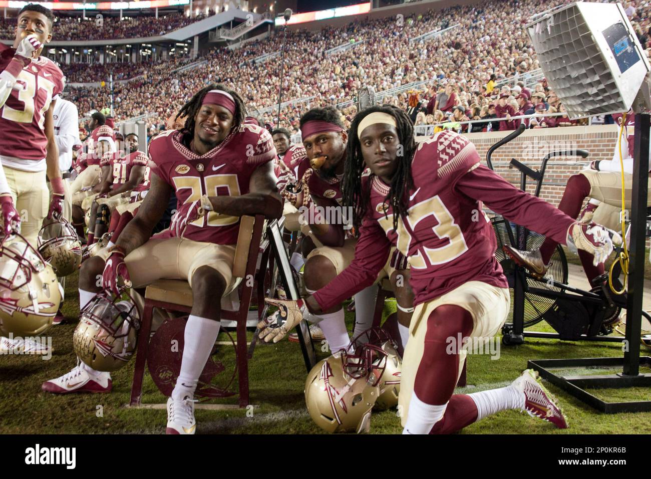 TALLAHASSEE, FL - NOVEMBER 11: Florida State players DB Trey Marshall ...