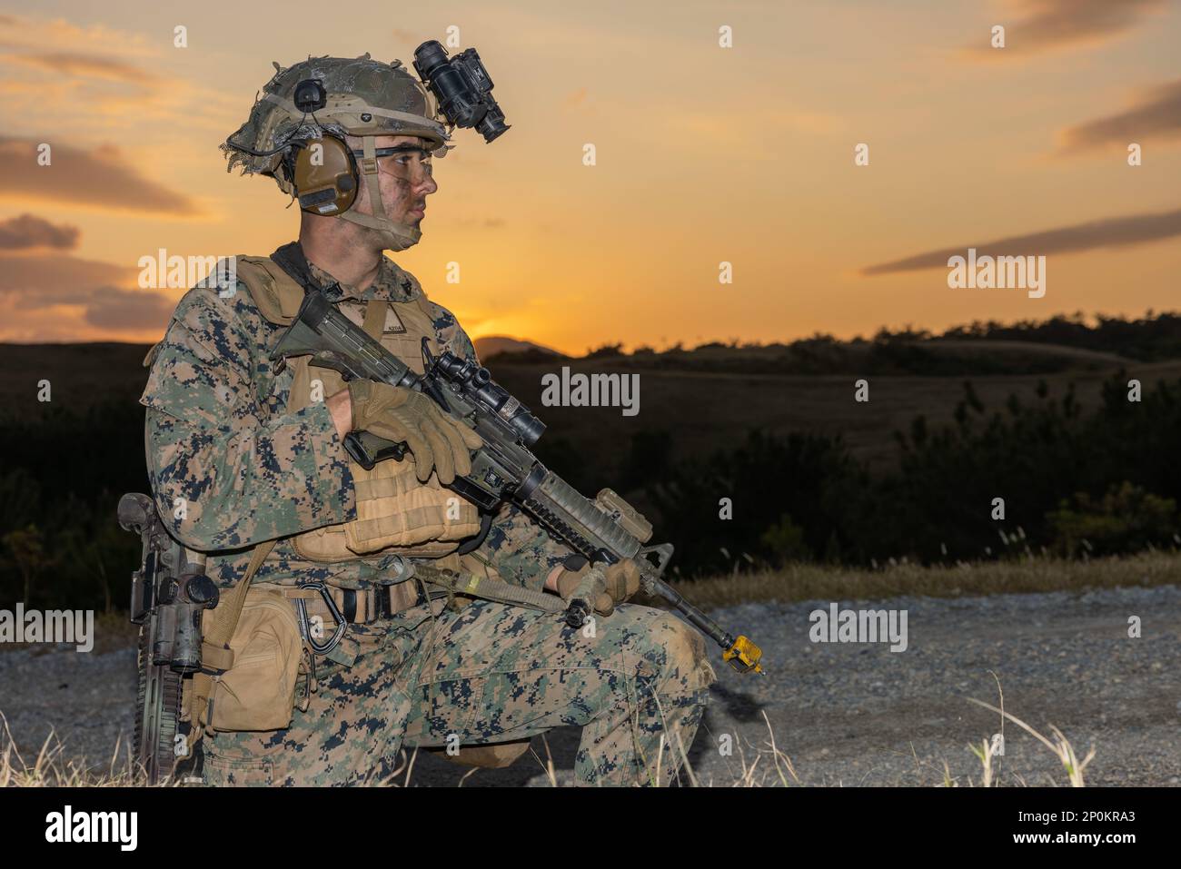 Cpl. Nathaniel Klitzke Lopez, an assaultman with Battalion Landing Team ...