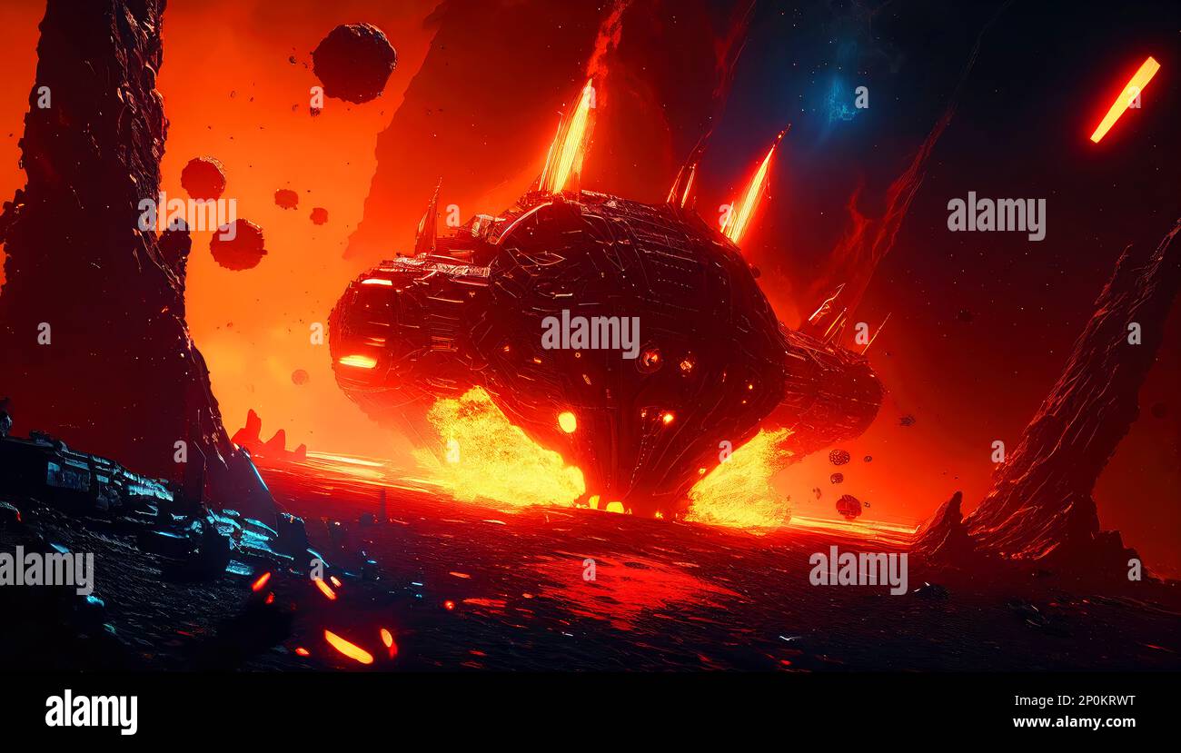 War of the galaxies hi-res stock photography and images - Alamy