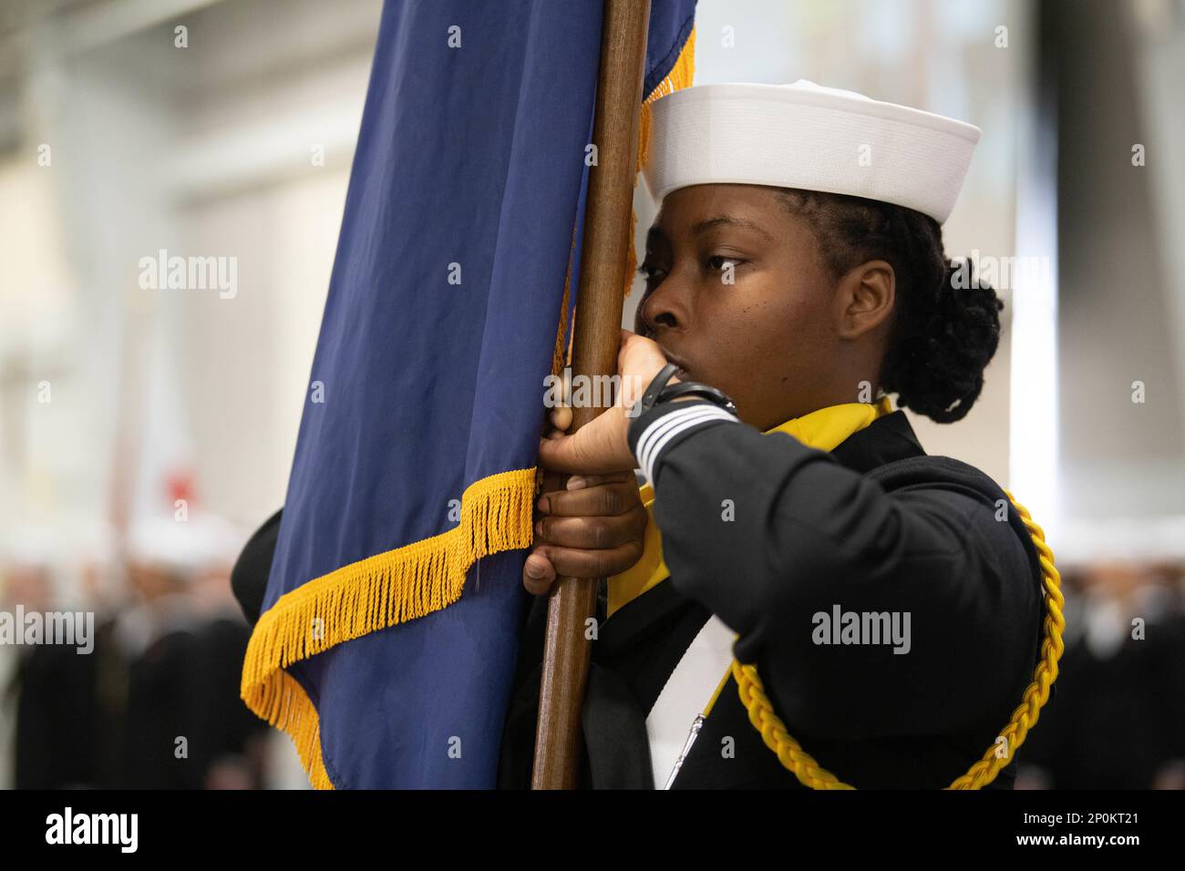 Pass in Review at U.S. Navy Recruit Training Command. More than 40,000 ...