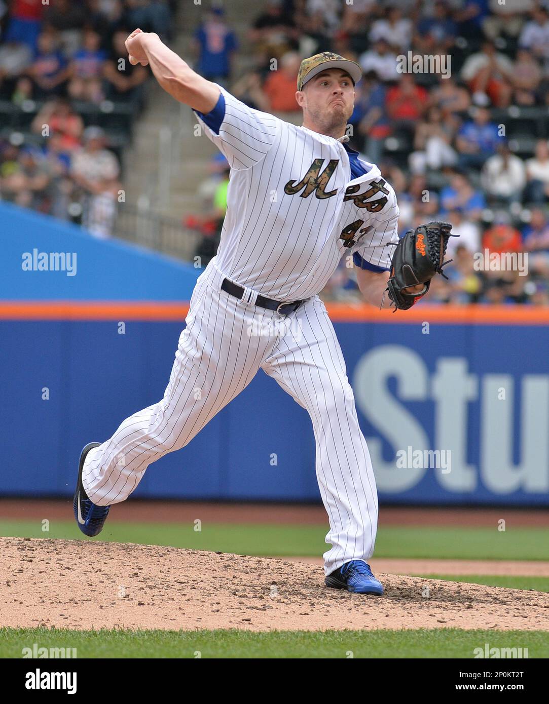 New York Mets pitcher Addison Reed (43) during game against the Chicago ...