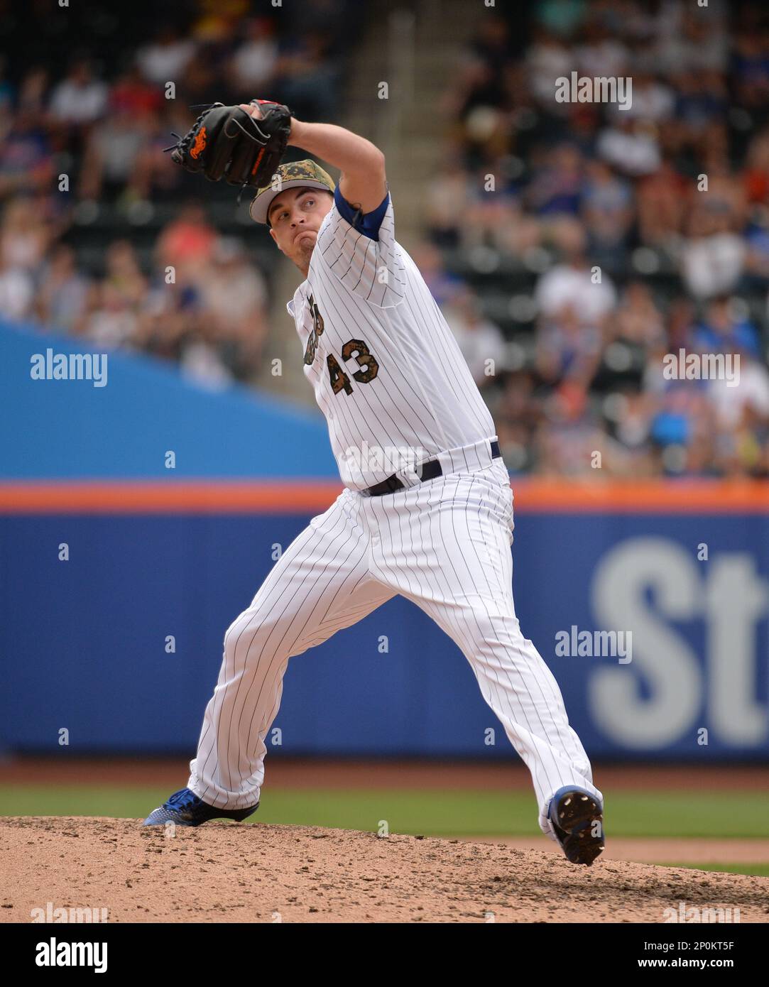 New York Mets pitcher Addison Reed (43) during game against the Chicago ...