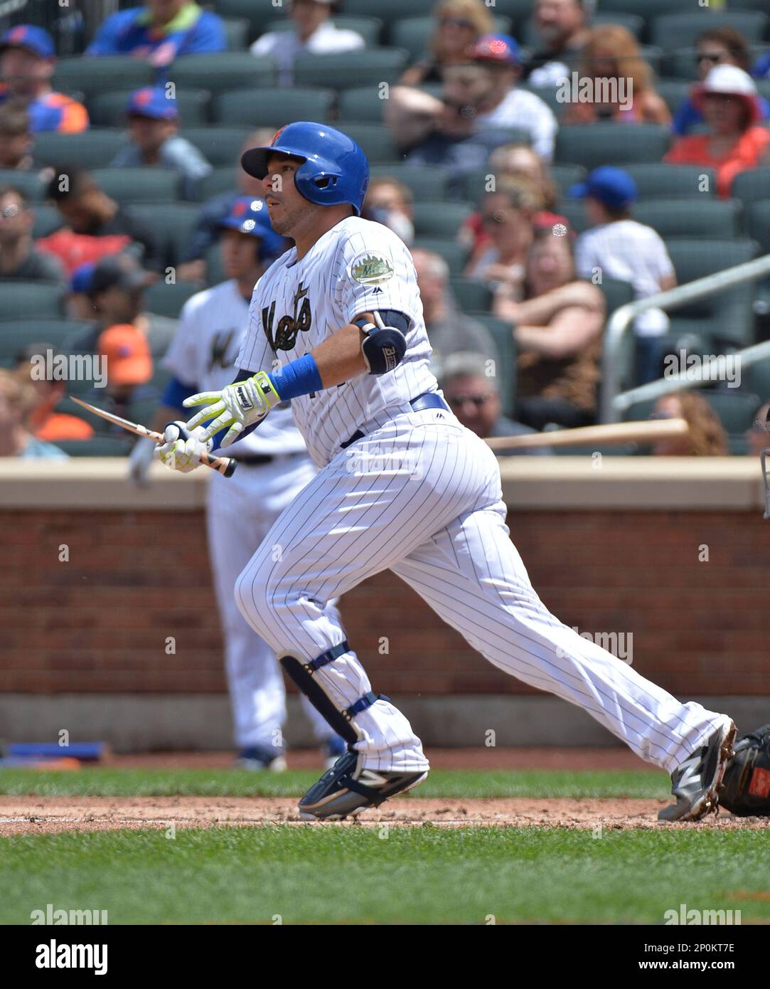 New York Mets catcher Rene Rivera (44) during game against the Chicago ...