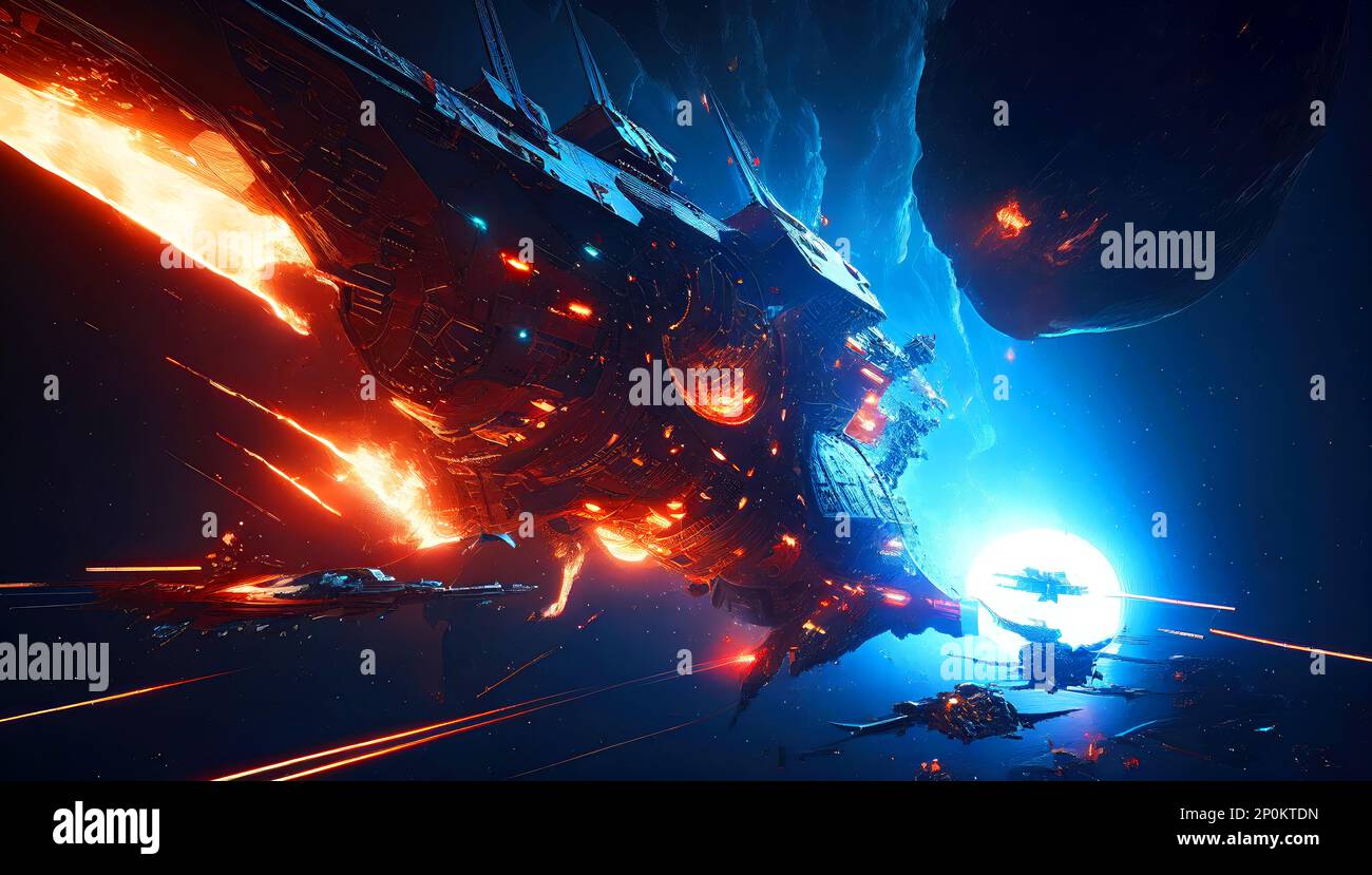 War of the galaxies hi-res stock photography and images - Alamy