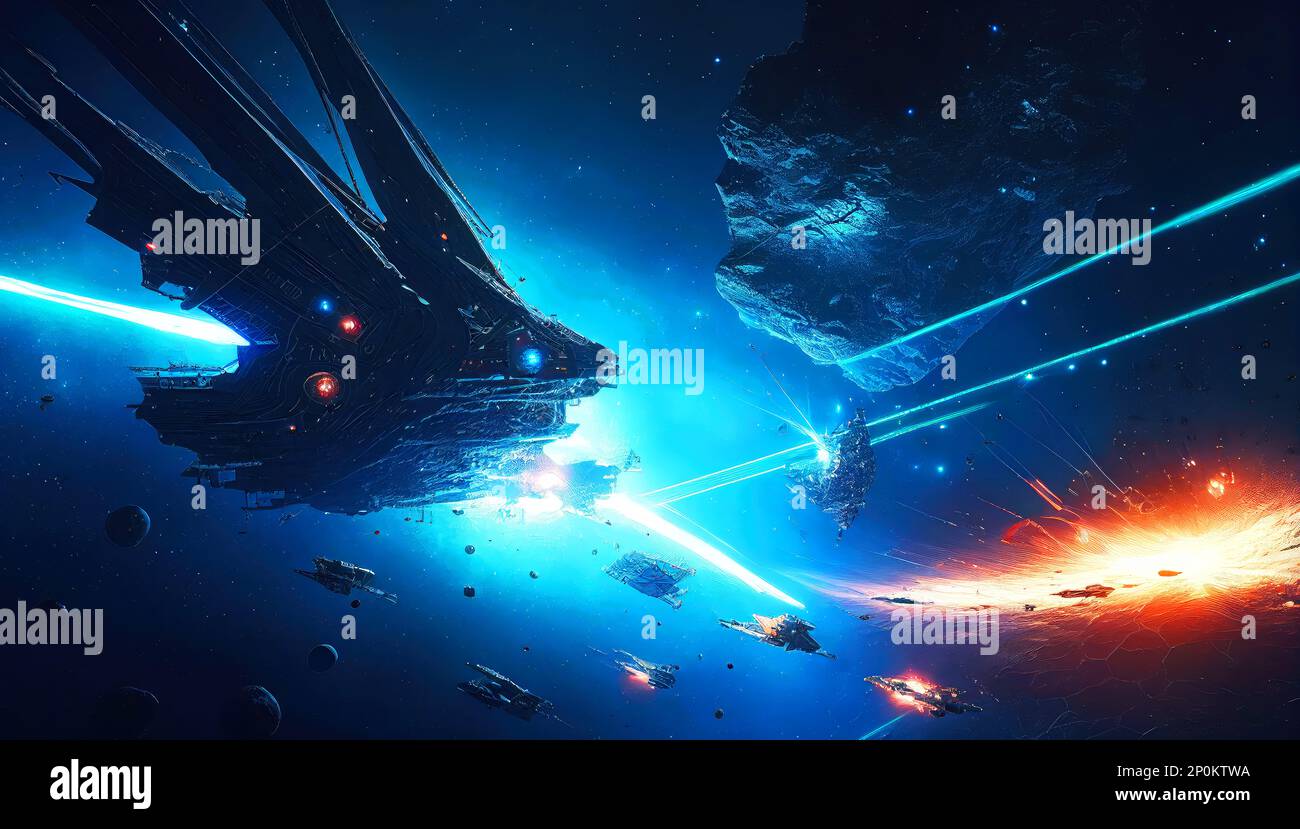 War of the galaxies hi-res stock photography and images - Alamy