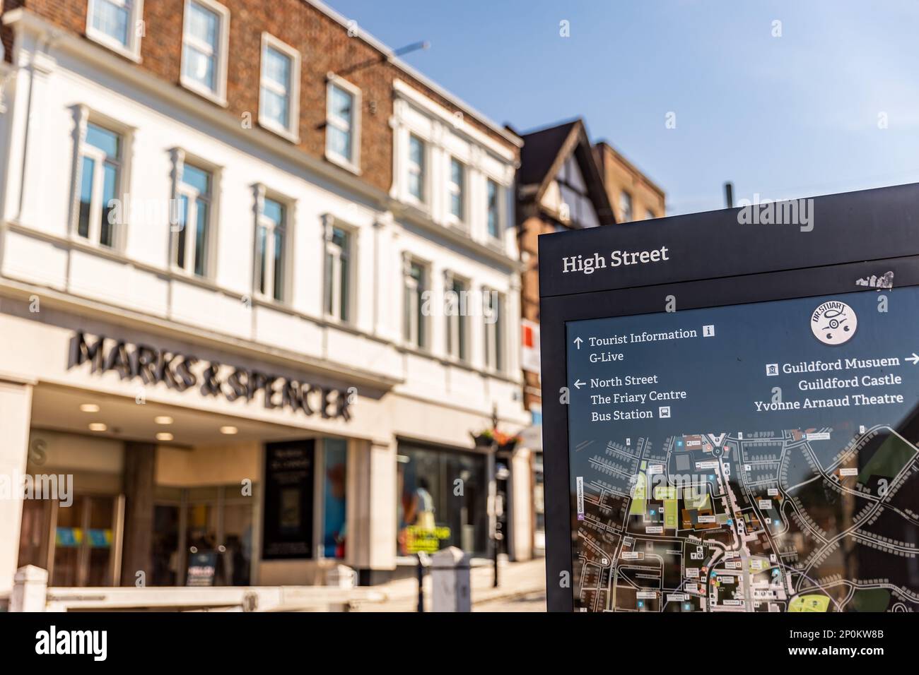 Guildford & Puttenham, Surey, England, UK Stock Photo - Alamy
