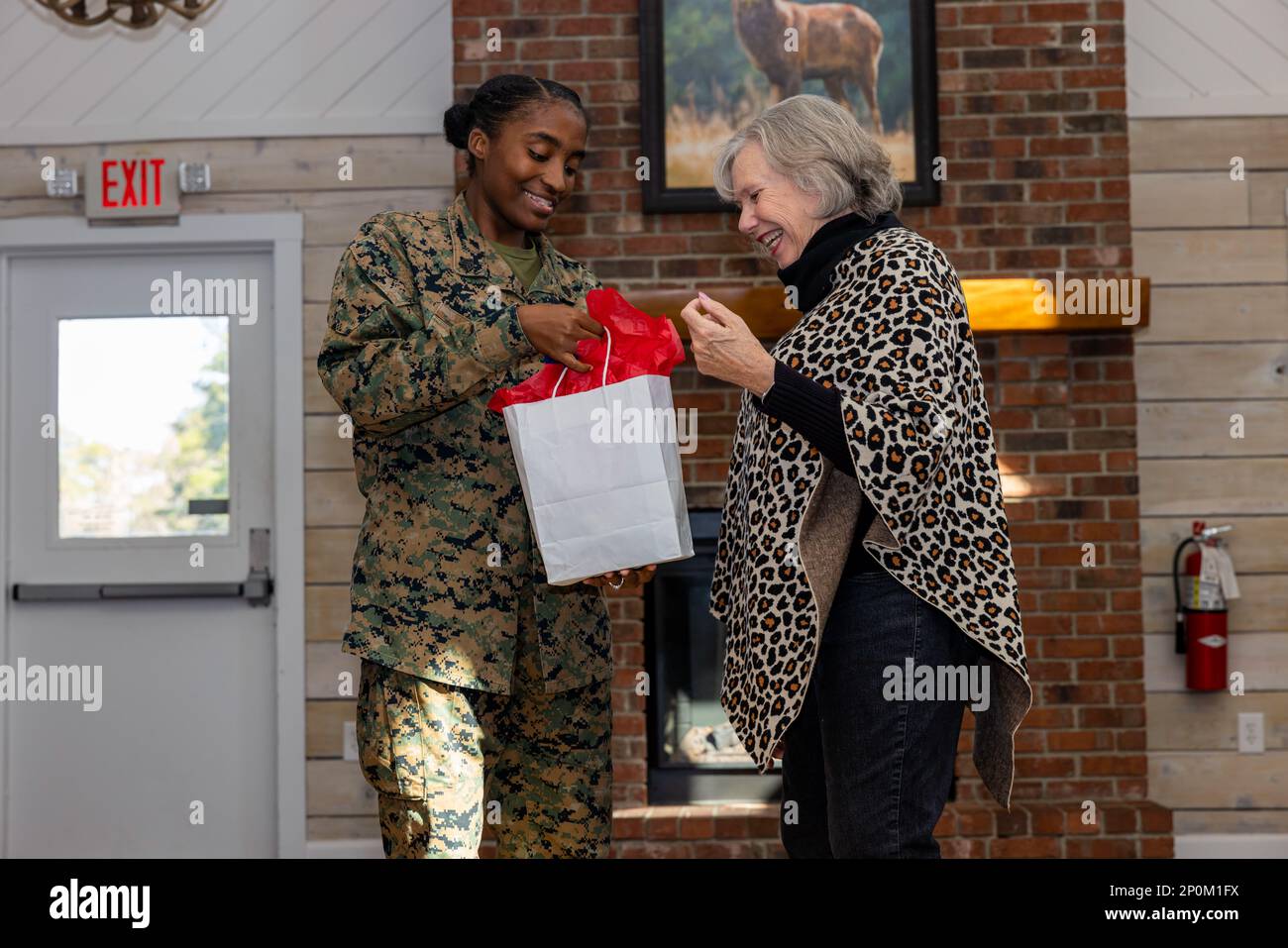 U.S. Marine Corps Sgt. Tierra R. Gray, an administrative specialist ...