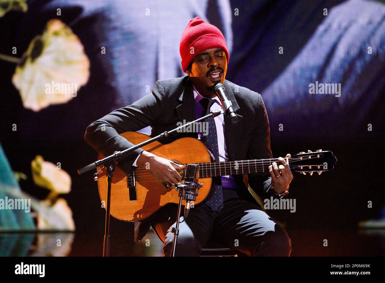 Paris, France - February 27: Brazilian Singer and Actor Seu Jorge performs during The Best FIFA ...