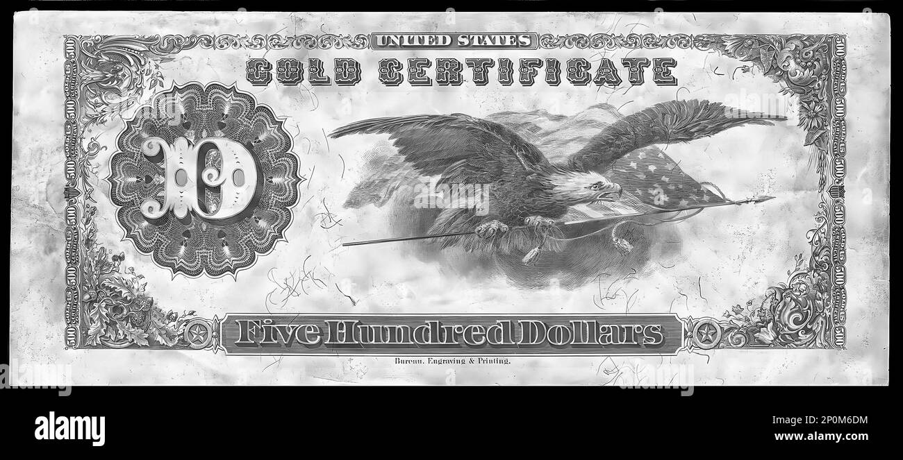 Gold background usa horizontal Black and White Stock Photos & Images ...