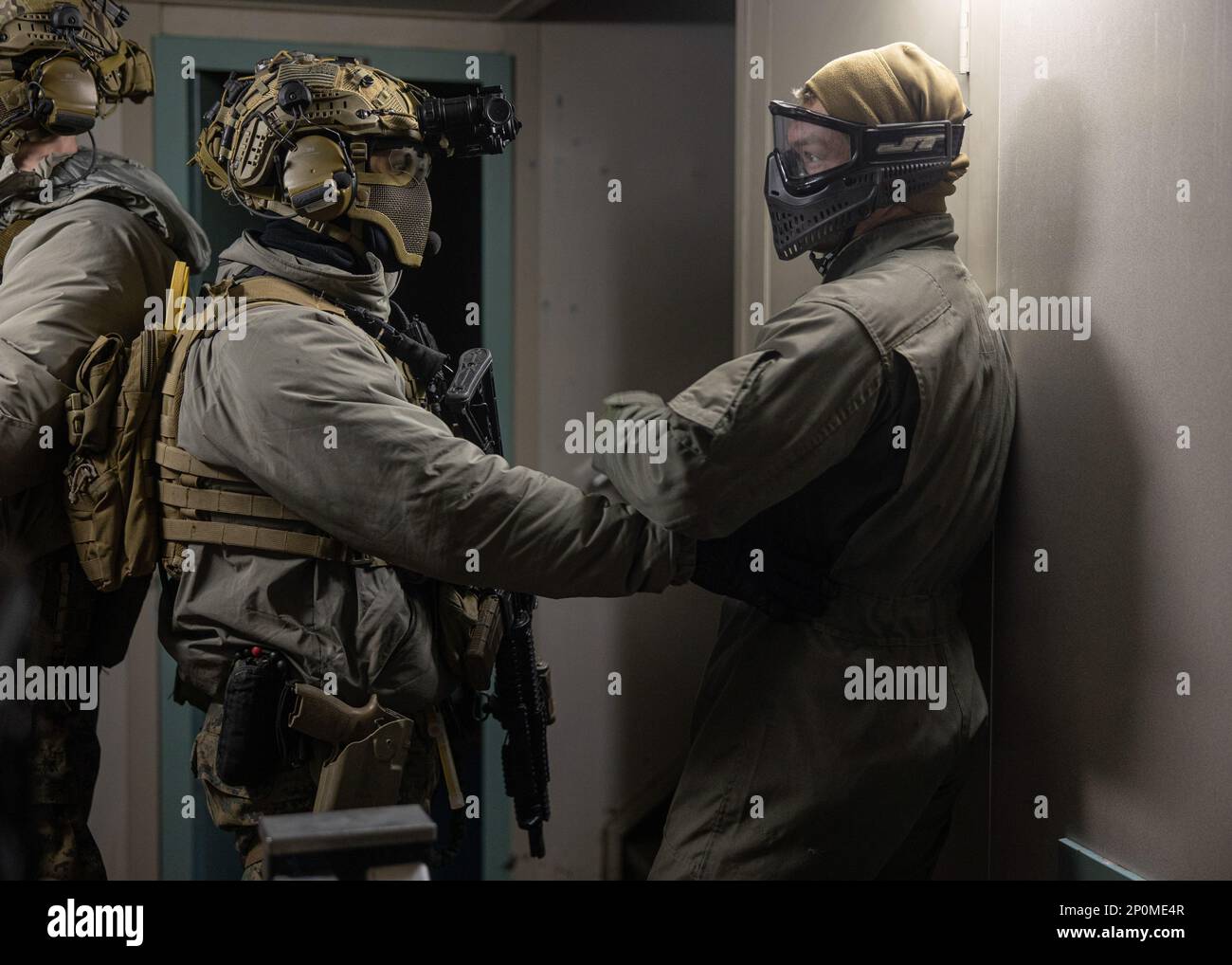 A U.S. Marine with the Maritime Special Purpose Force (MSPF), 26th ...