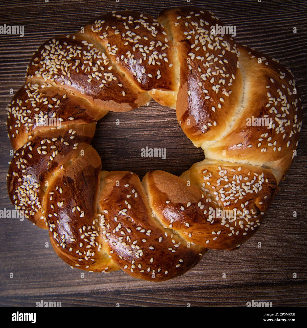 Sesame Milk Bread in a Crown Stock Photo - Alamy