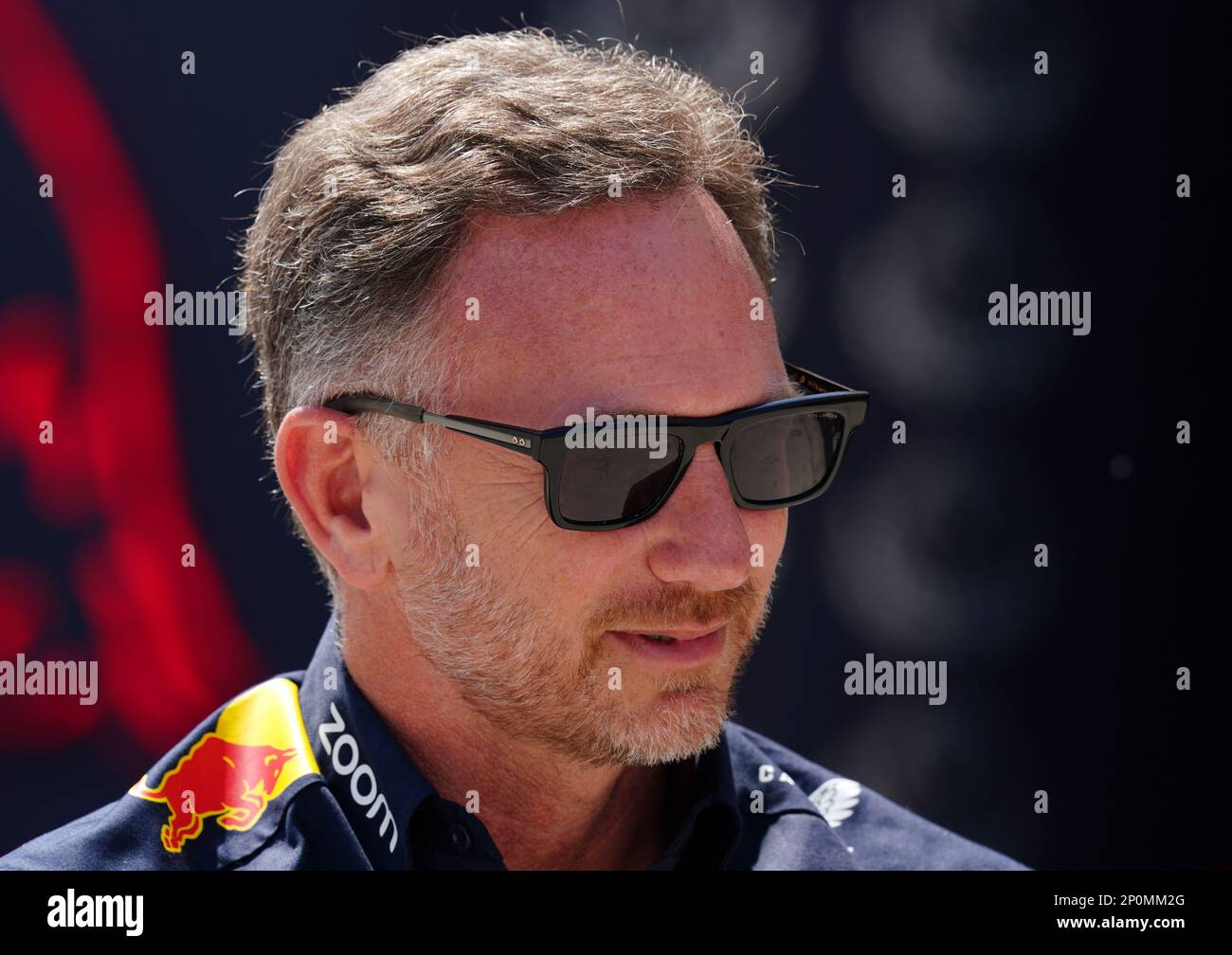 Red Bull team principle Christian Horner during practice day of the ...