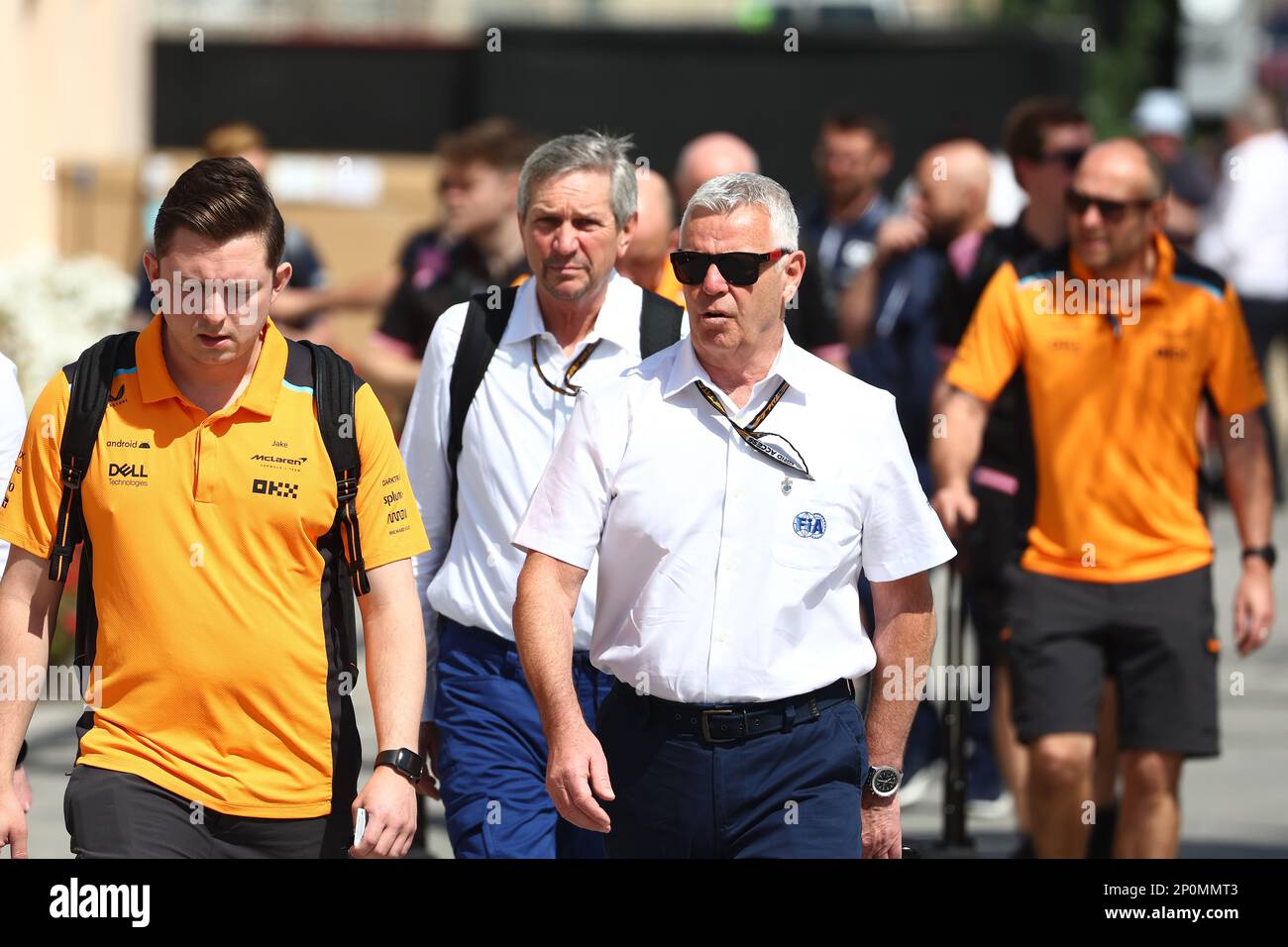 Sakhir, Bahrain. 3rd March 2023. Derek Warwick (GBR) FIA Steward ...