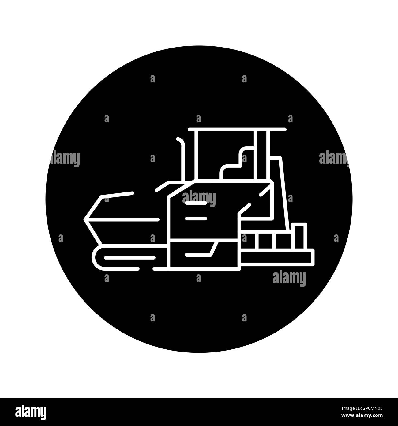 Asphalt paver Stock Vector Images - Alamy