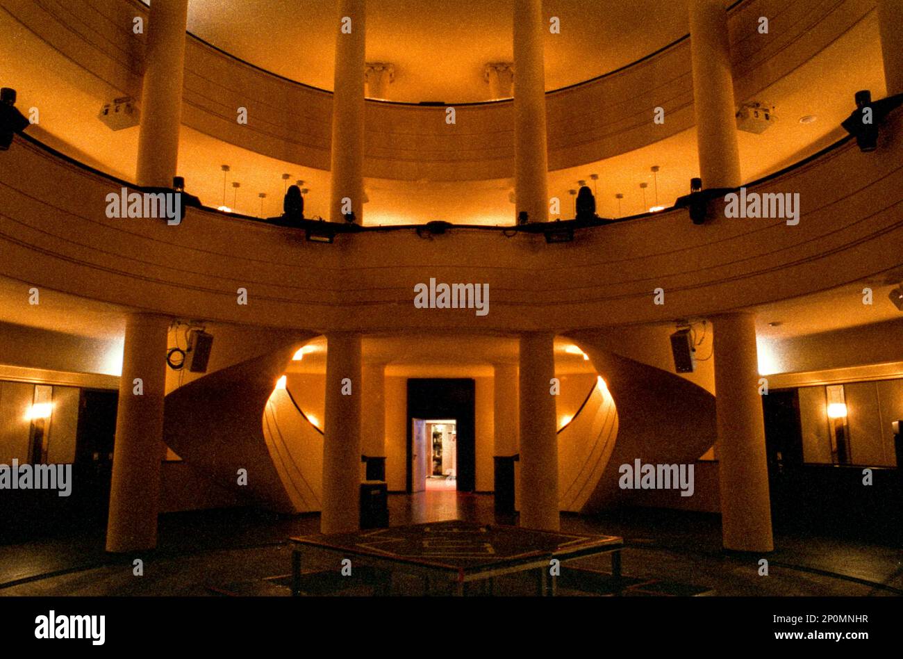 Berlin, Germany. Metropol Main Hall Interior during build up of a venue ...