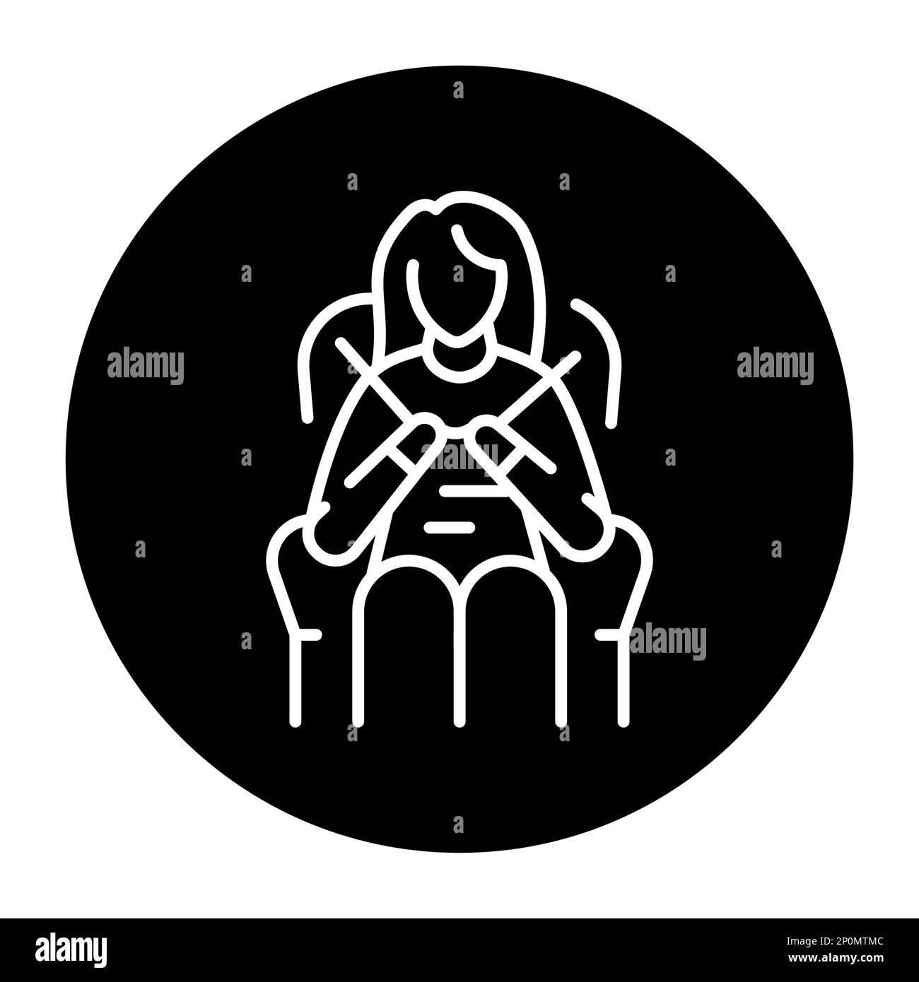 Woman daily routine drawing Black and White Stock Photos & Images - Alamy