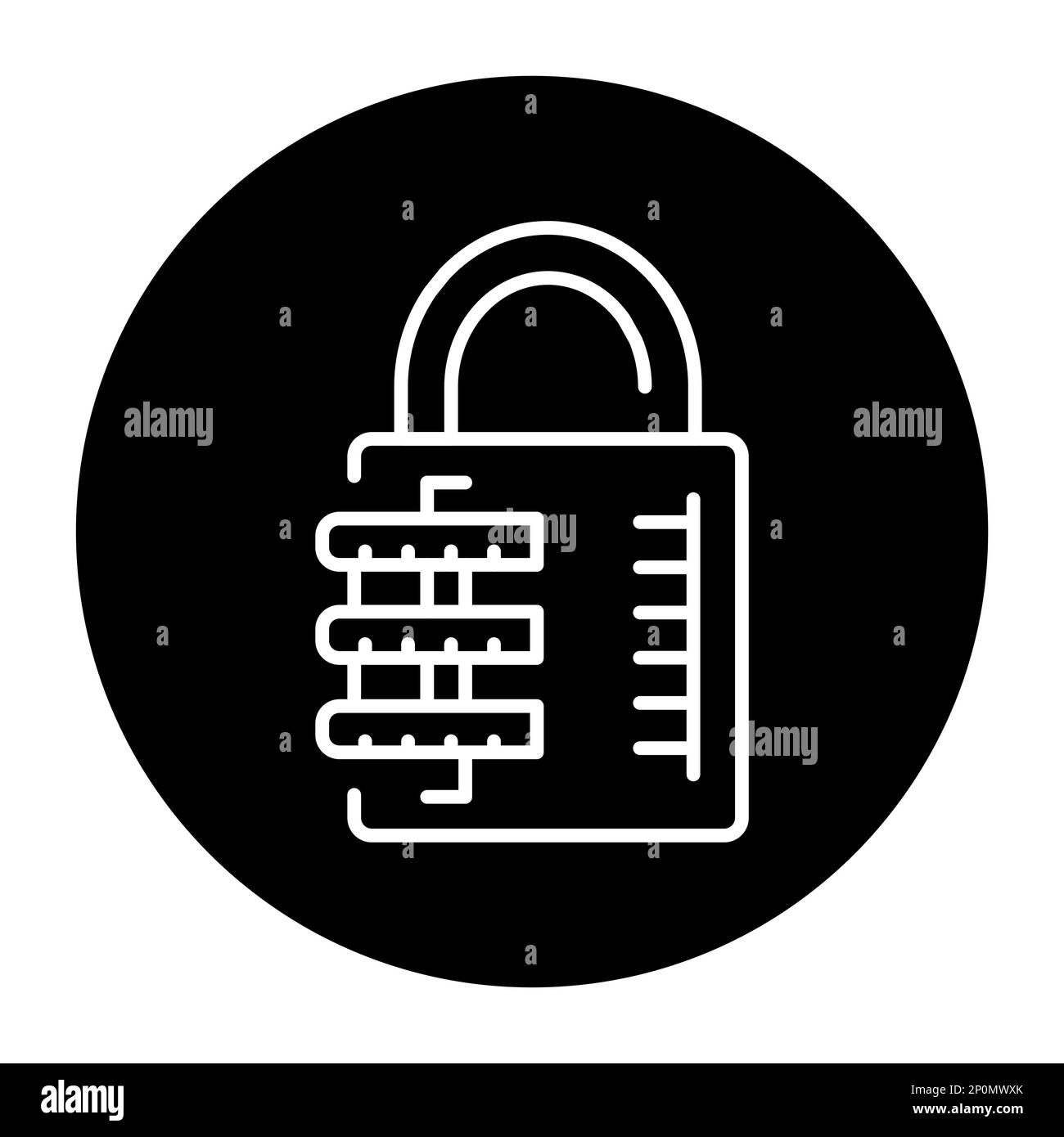 Number combination Black and White Stock Photos & Images - Alamy