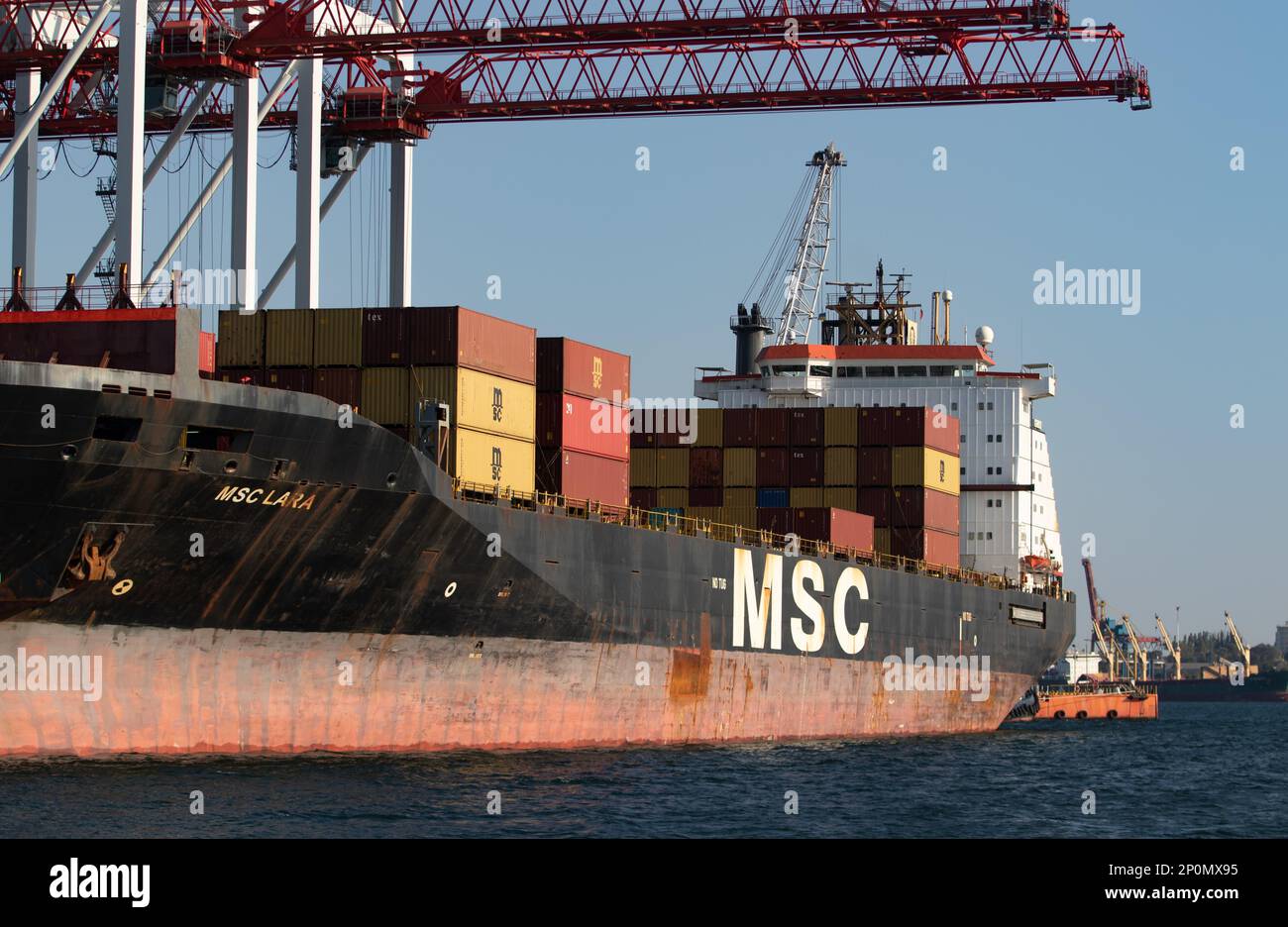 Odessa, Ukraine-202: Logistics terminal sends import-export cargo ...