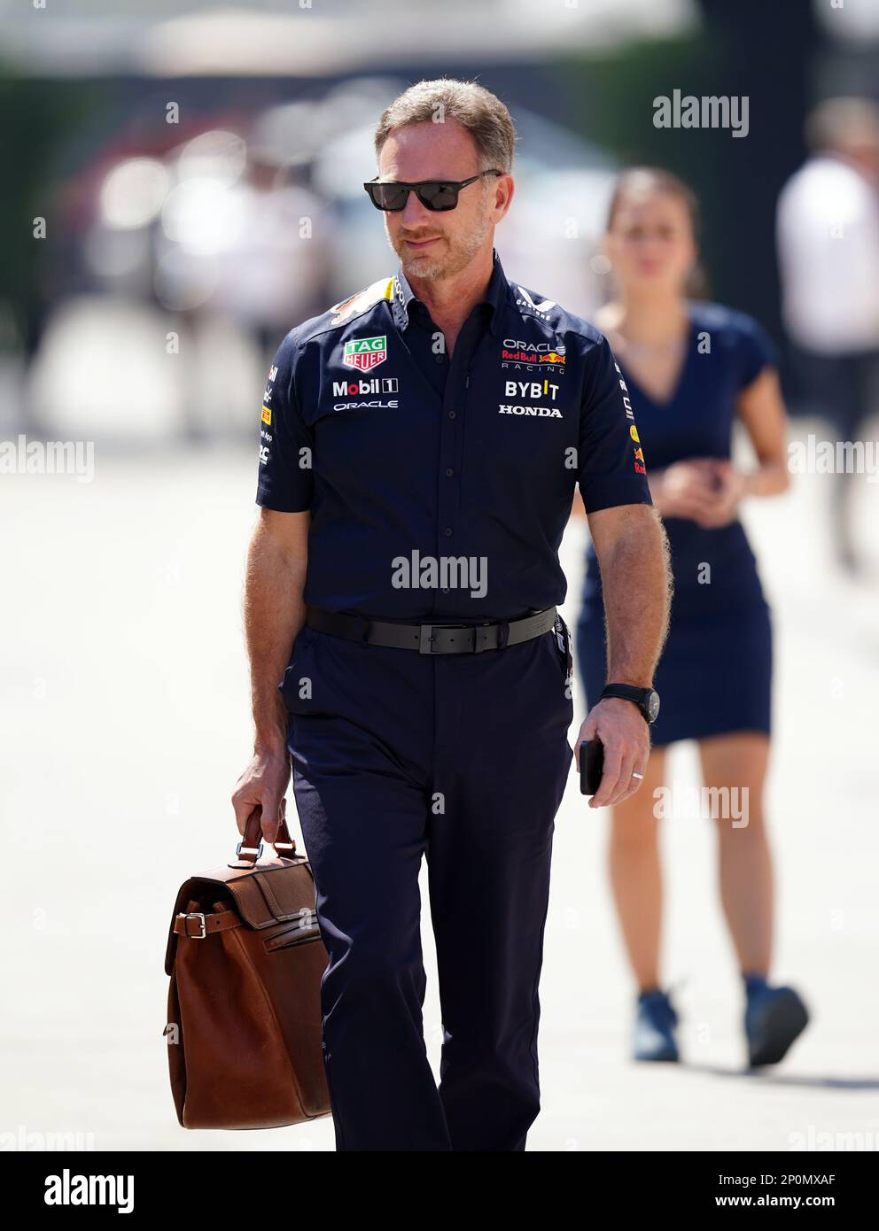 Red Bull team principle Christian Horner during practice day of the ...