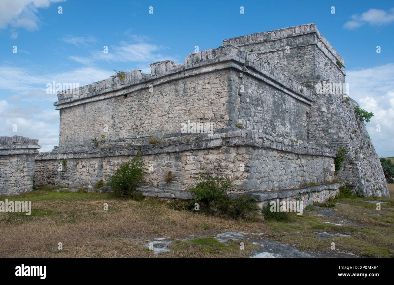 Large Mayan Temple at Tulum Stock Photo - Alamy