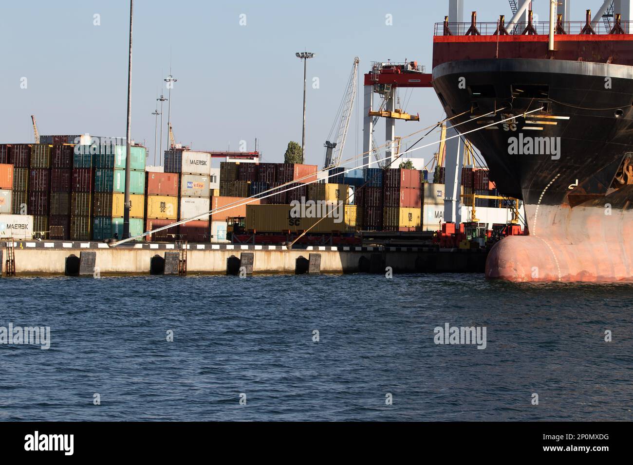 Odessa, Ukraine-202: Logistics terminal sends import-export cargo ...
