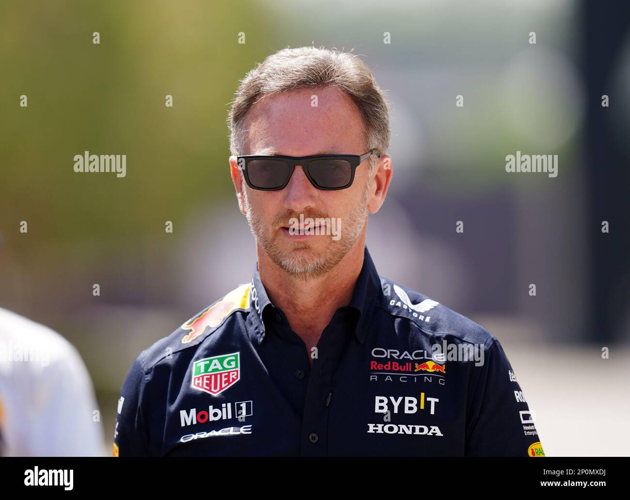 Red Bull team principle Christian Horner during practice day of the ...
