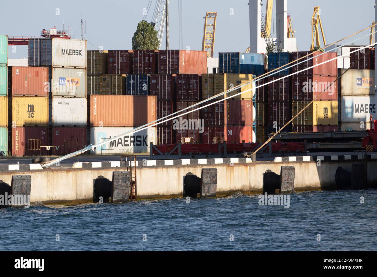 Odessa, Ukraine-202: Logistics terminal sends import-export cargo ...