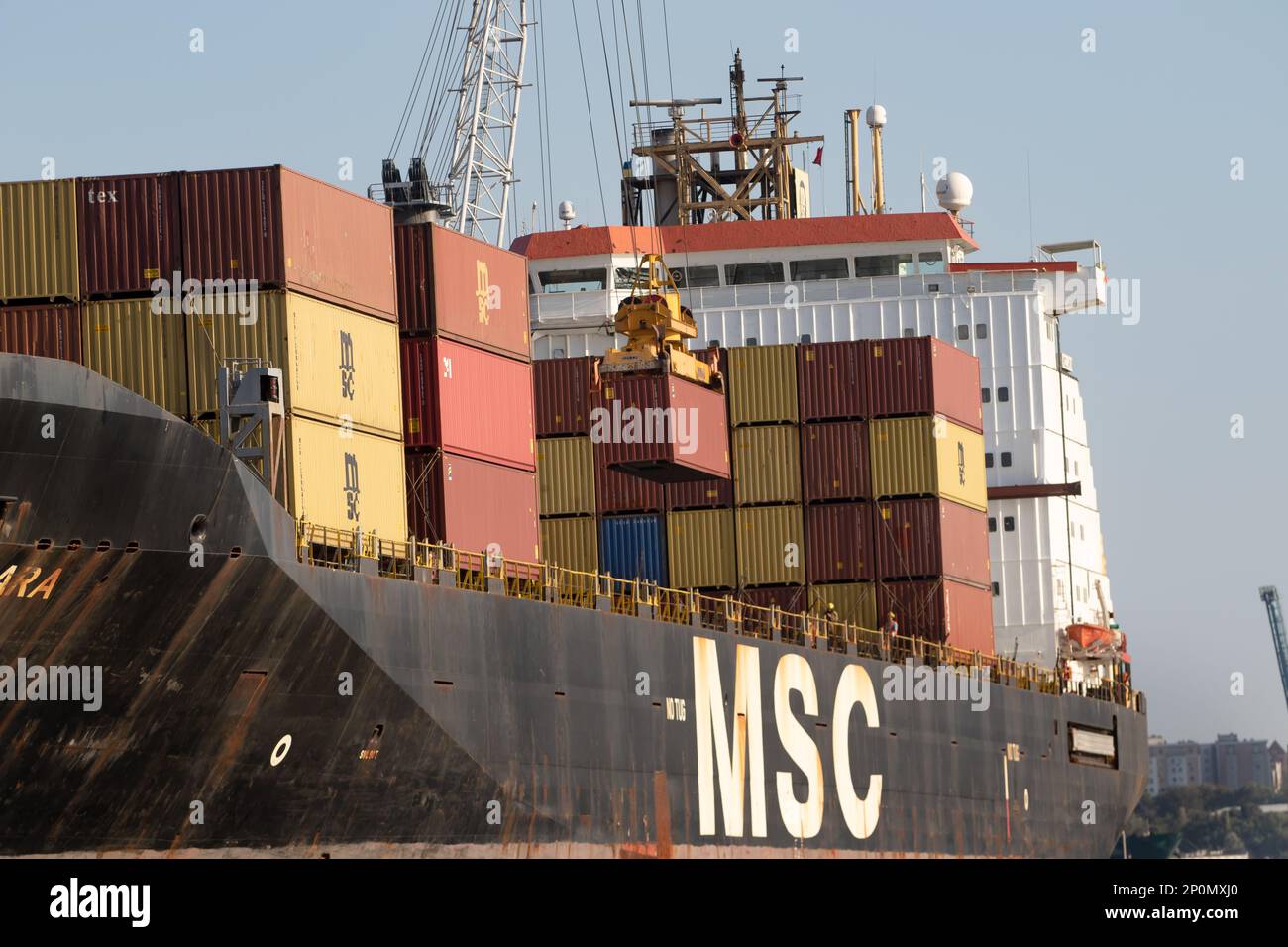 Odessa, Ukraine-202: Logistics terminal sends import-export cargo ...