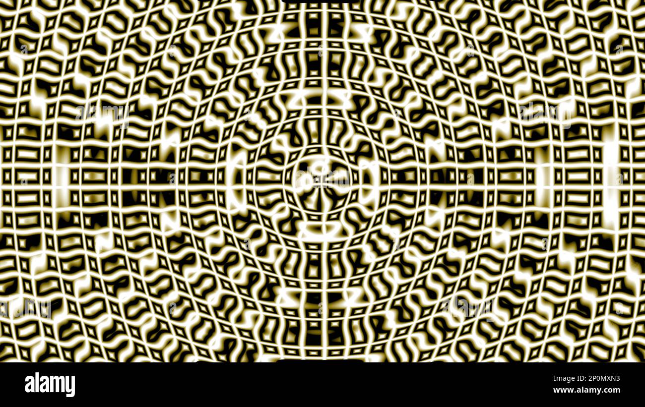 pattern of yellow white black square rectangular small cells in huge ...