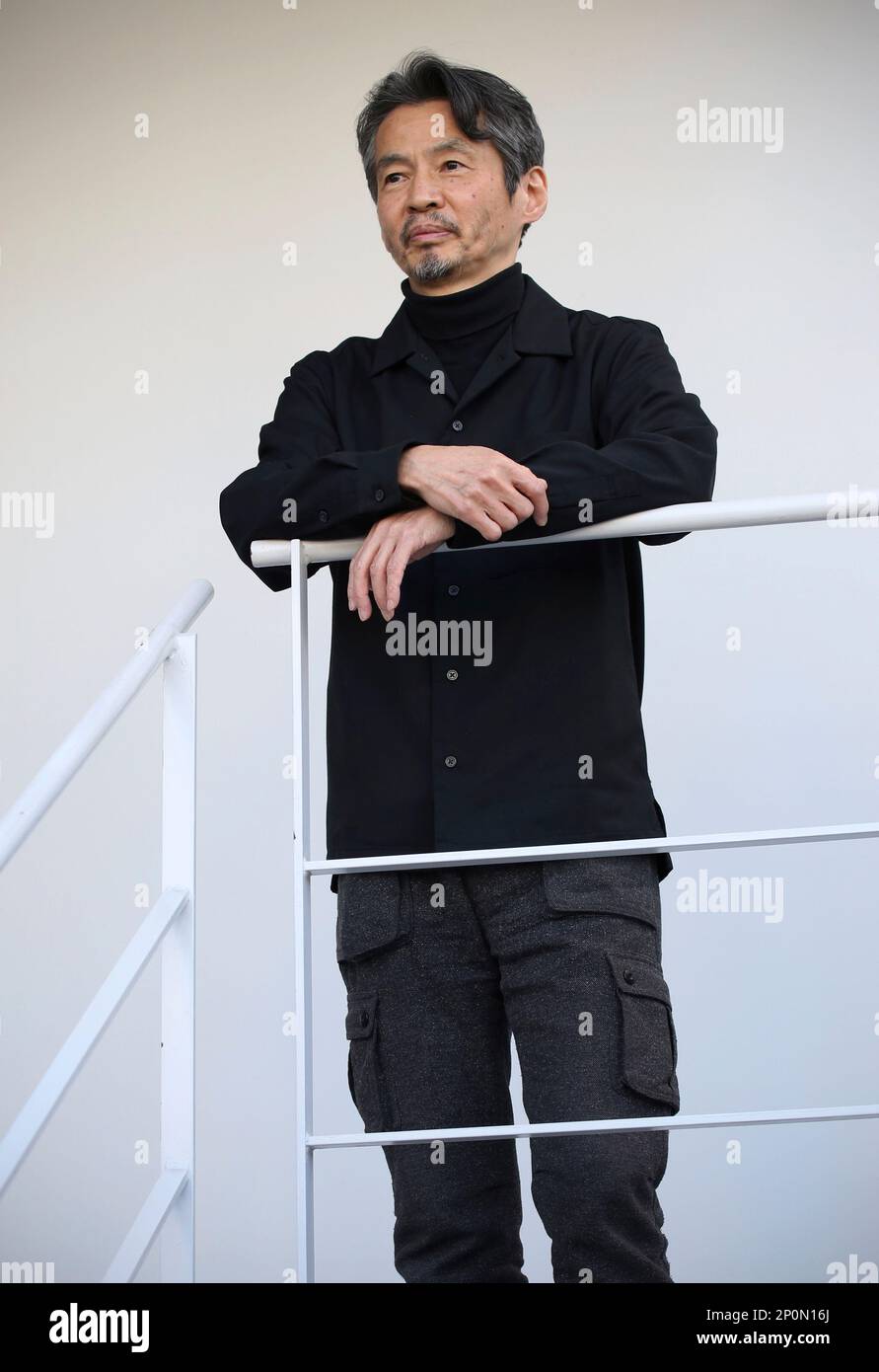 Gakuryu Ishii, a Japanese film director, poses for a photo in Tokyo on Feb. 27, 2023. Ishii ...
