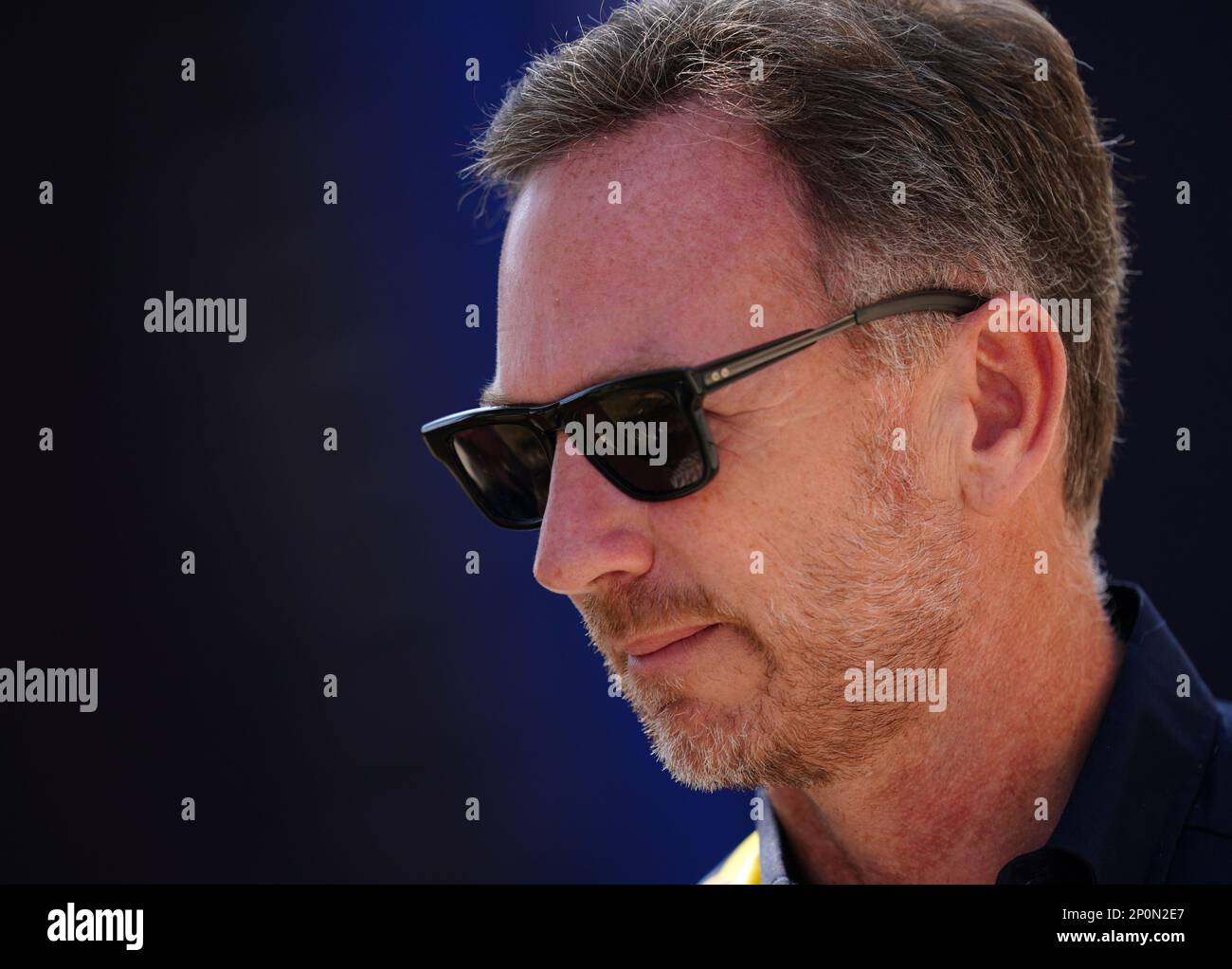 Red Bull team principle Christian Horner during practice day of the ...