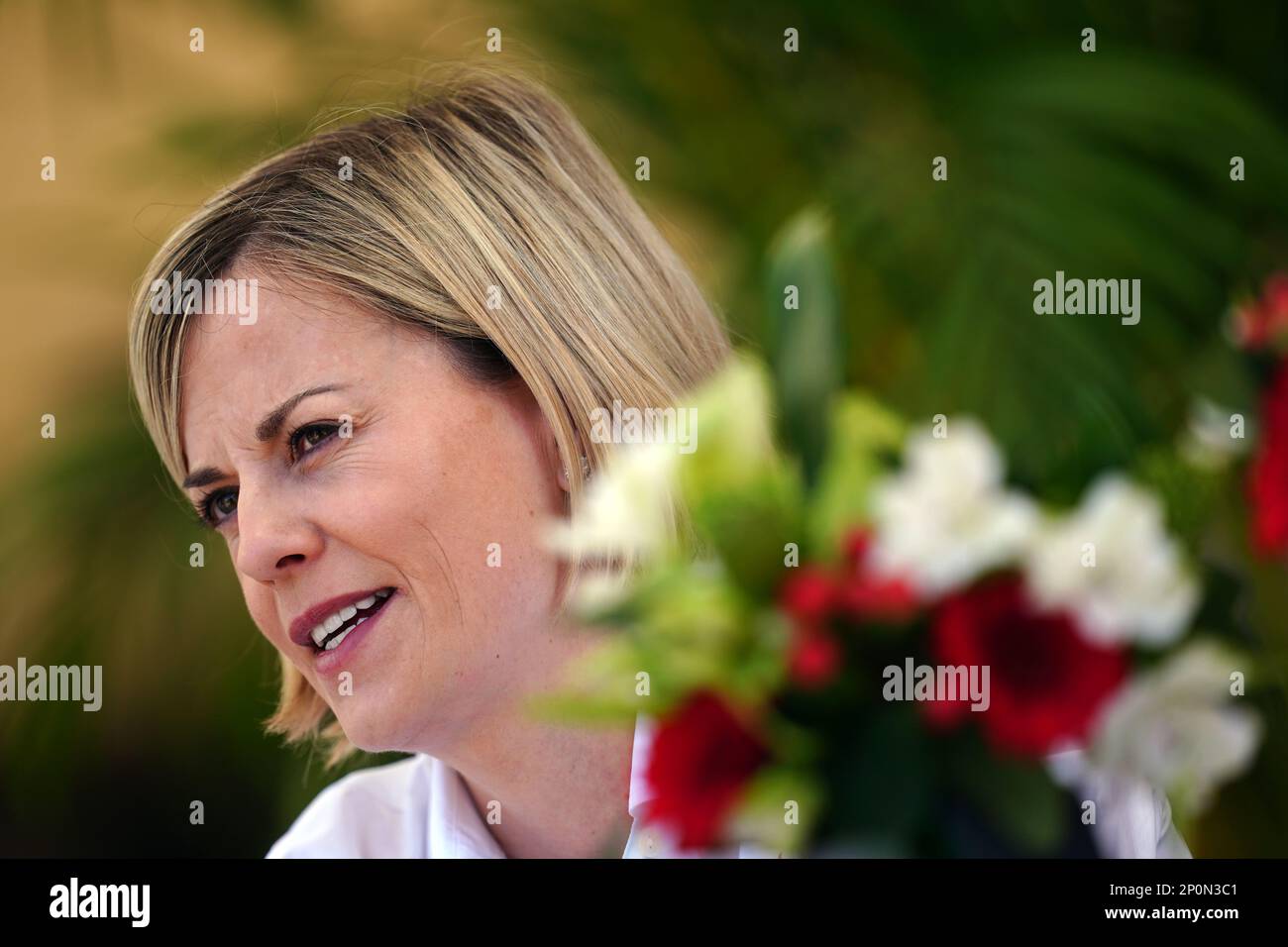 F1 Academy managing director Susie Wolff during practice day at the ...