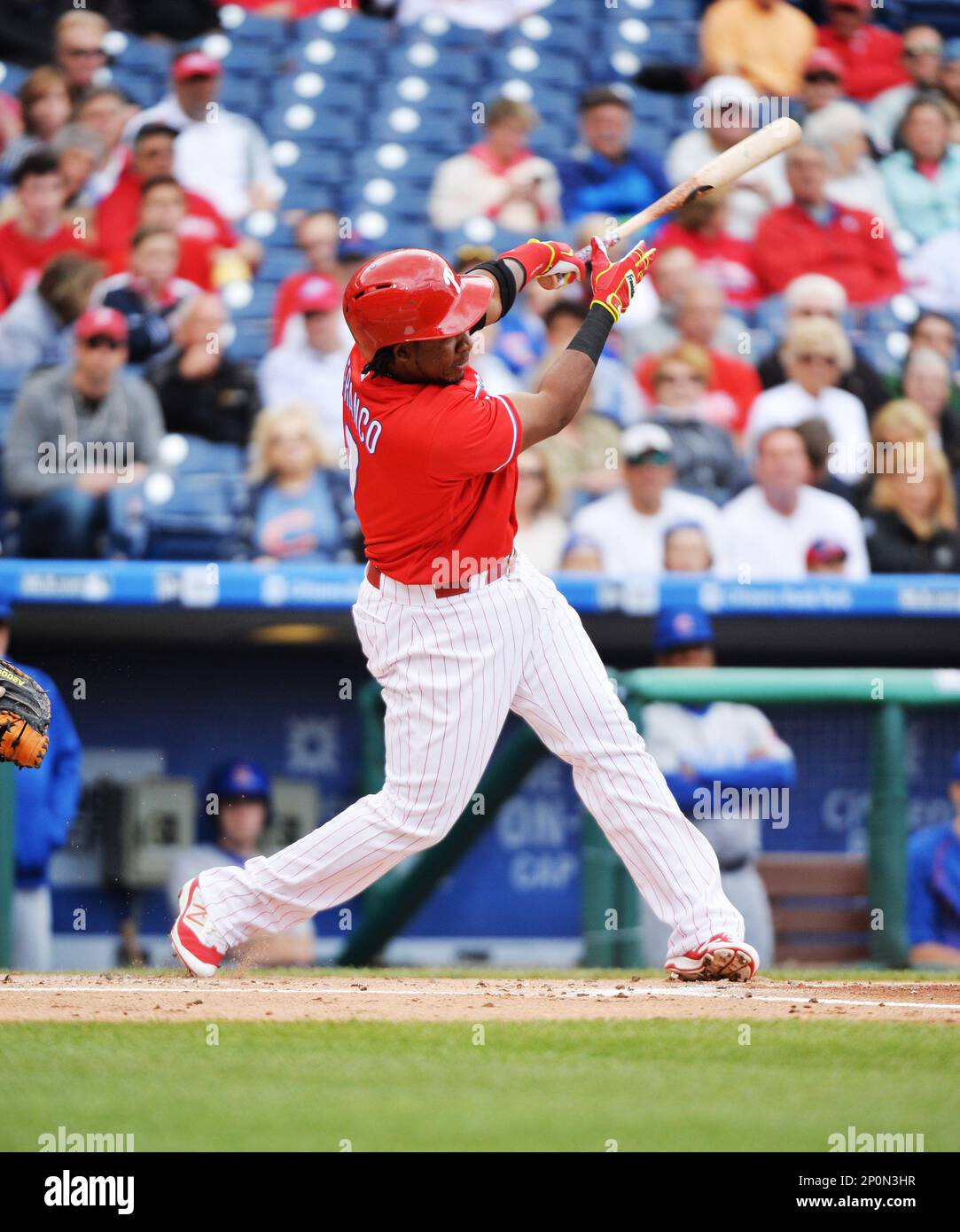 Philadelphia Phillies infielder Maikel Franco (7) during game against ...