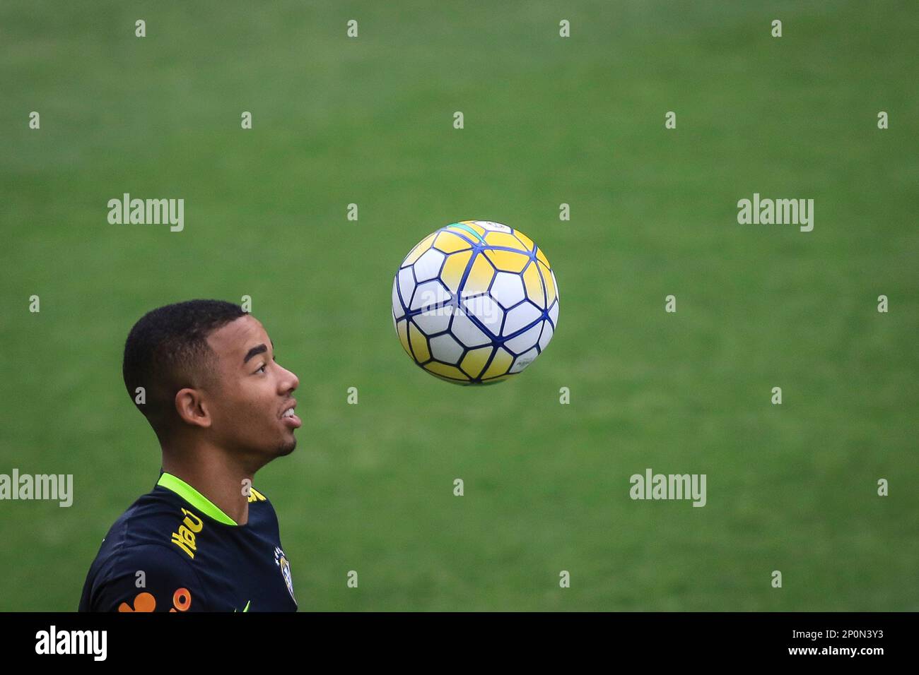 Treino da Selecao Brasileira - 07/11/2016 - Gabriel Jesus , jogador da ...