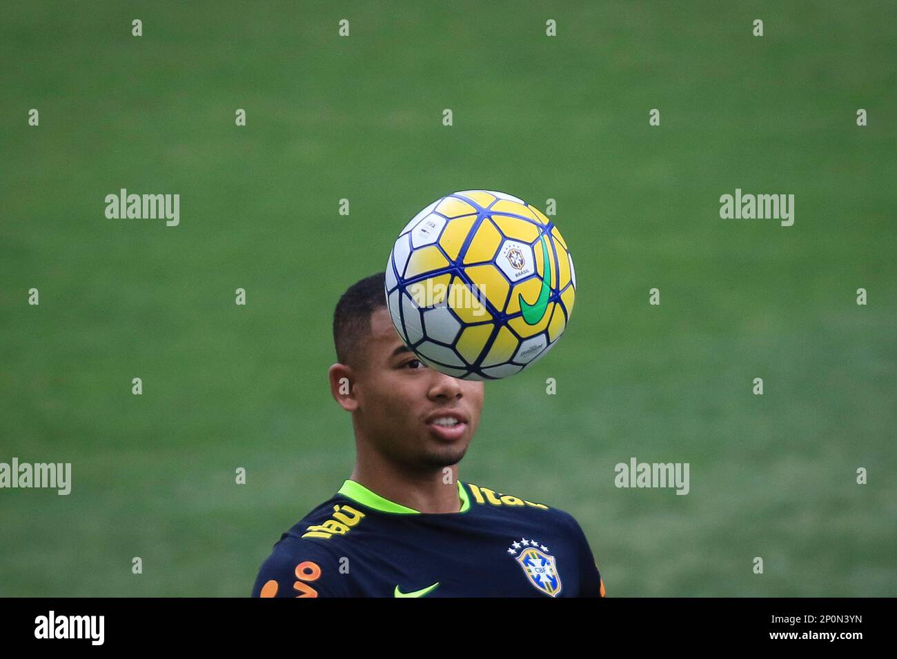 Treino da Selecao Brasileira - 07/11/2016 - Gabriel Jesus , jogador da ...