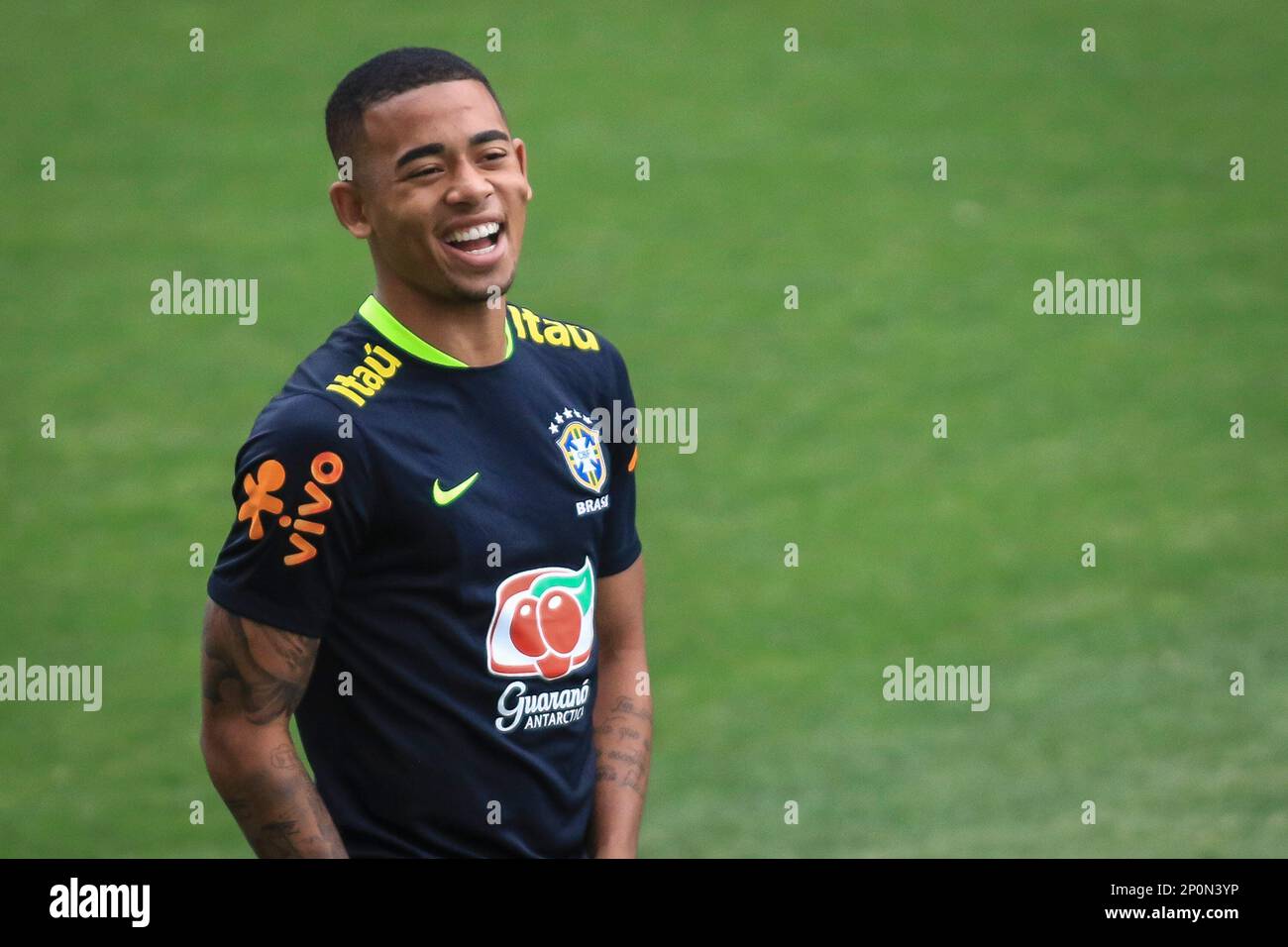 Treino da Selecao Brasileira - 07/11/2016 - Gabriel Jesus , jogador da ...