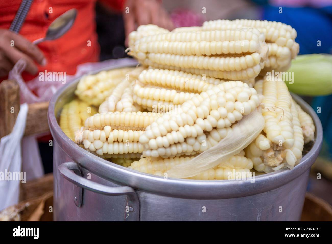 Peruvian street corn hi-res stock photography and images - Alamy