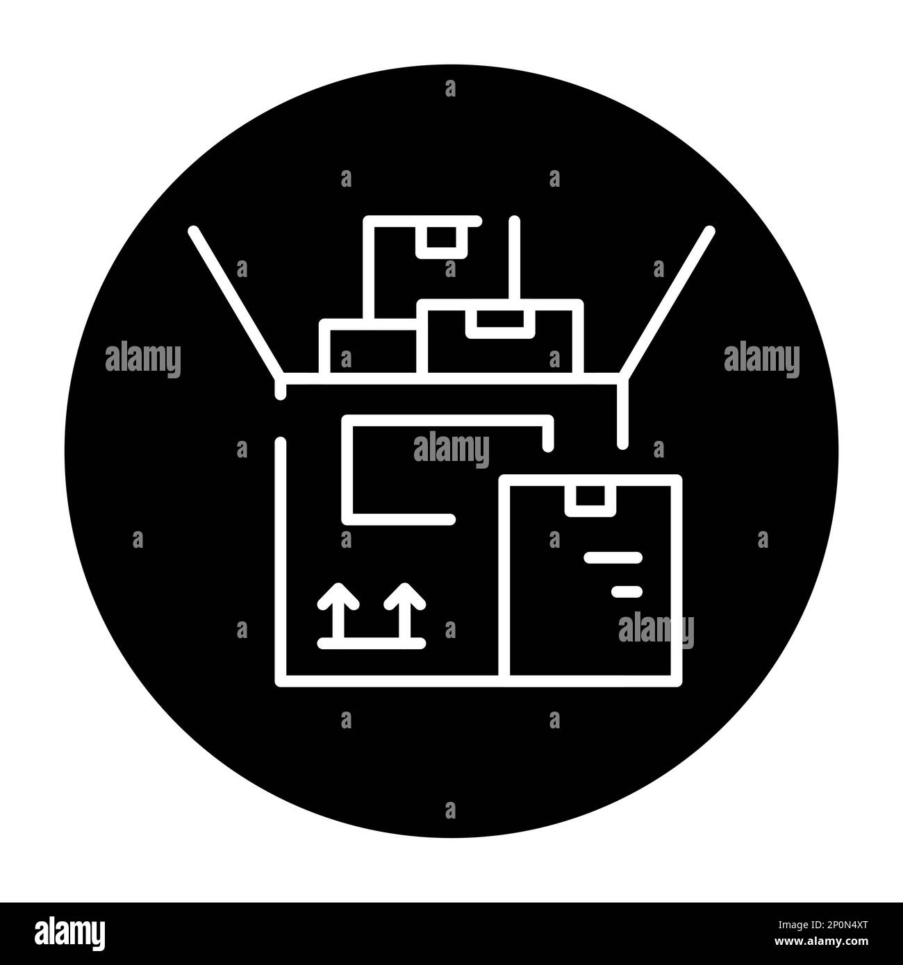 Stockpile vector vectors Black and White Stock Photos & Images - Alamy