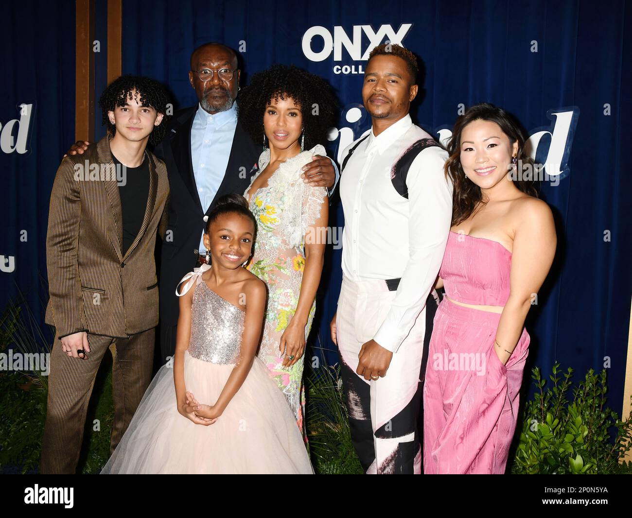 HOLLYWOOD, CALIFORNIA - MARCH 02: (L-R) Faly Rakotohavana, Delroy Lindo ...